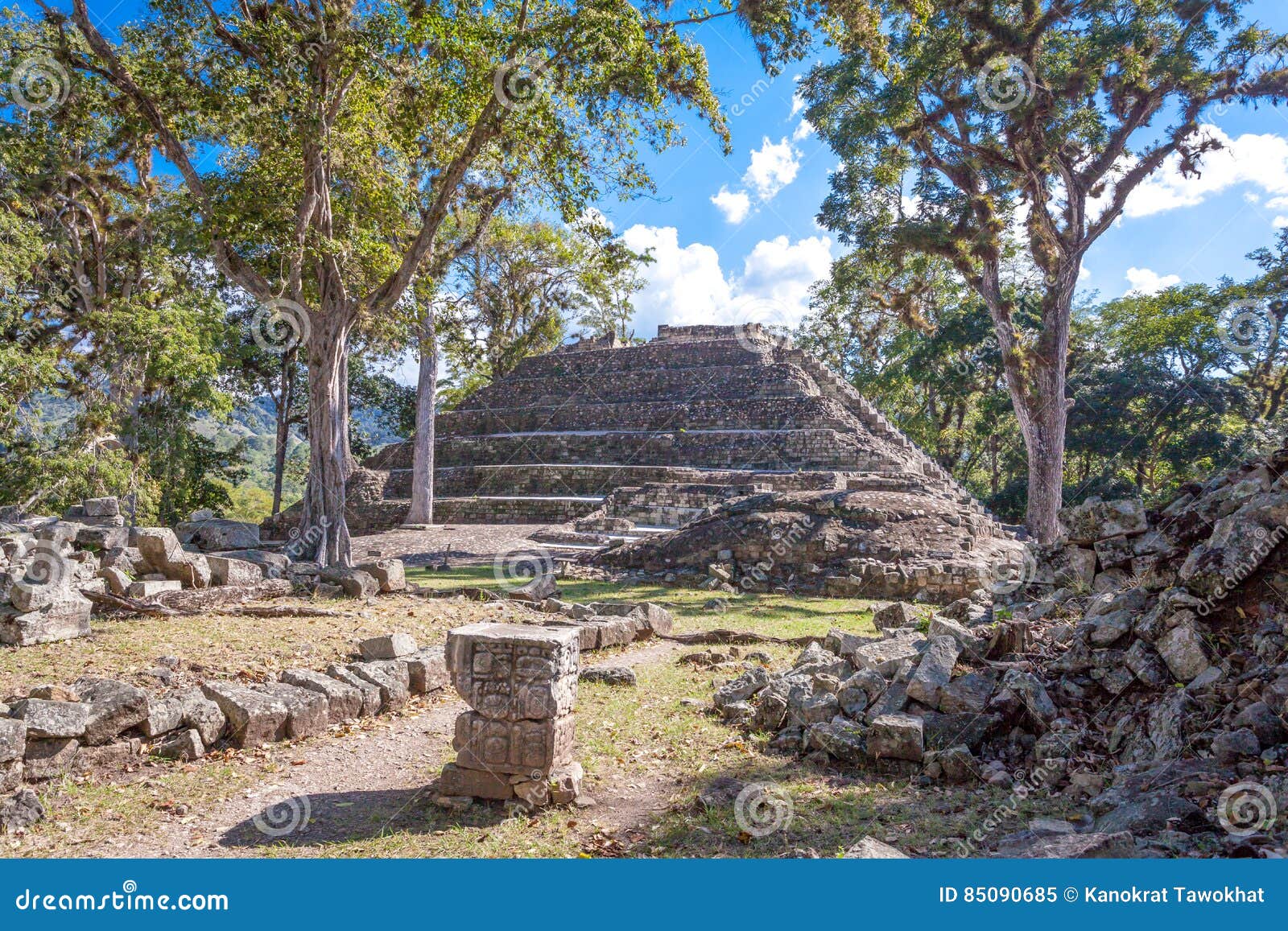 Copan Ruinas stock image. Image of maya, archaeological - 85090685