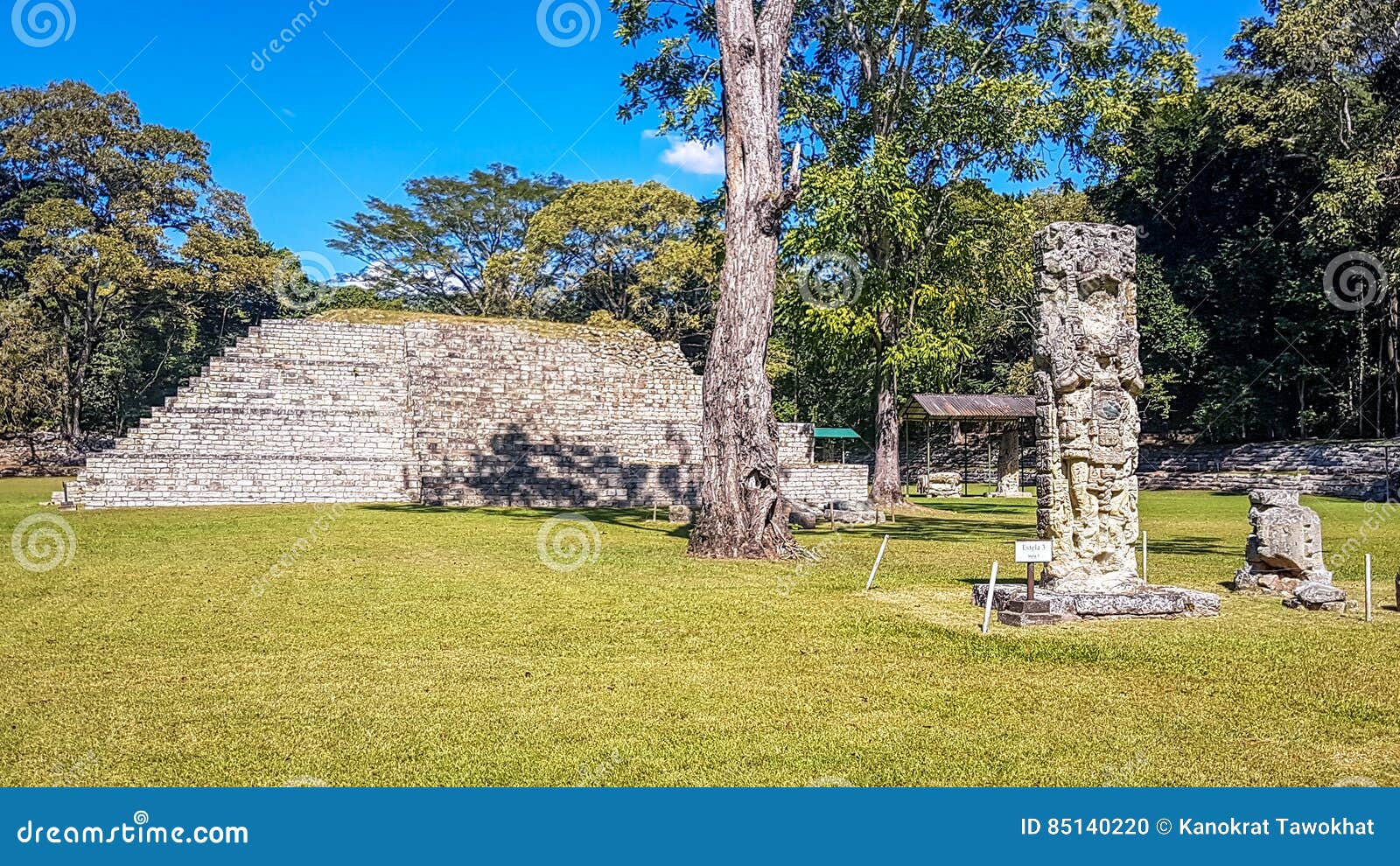 Copan Ruinas stock photo. Image of alai, latin, famous - 85140220