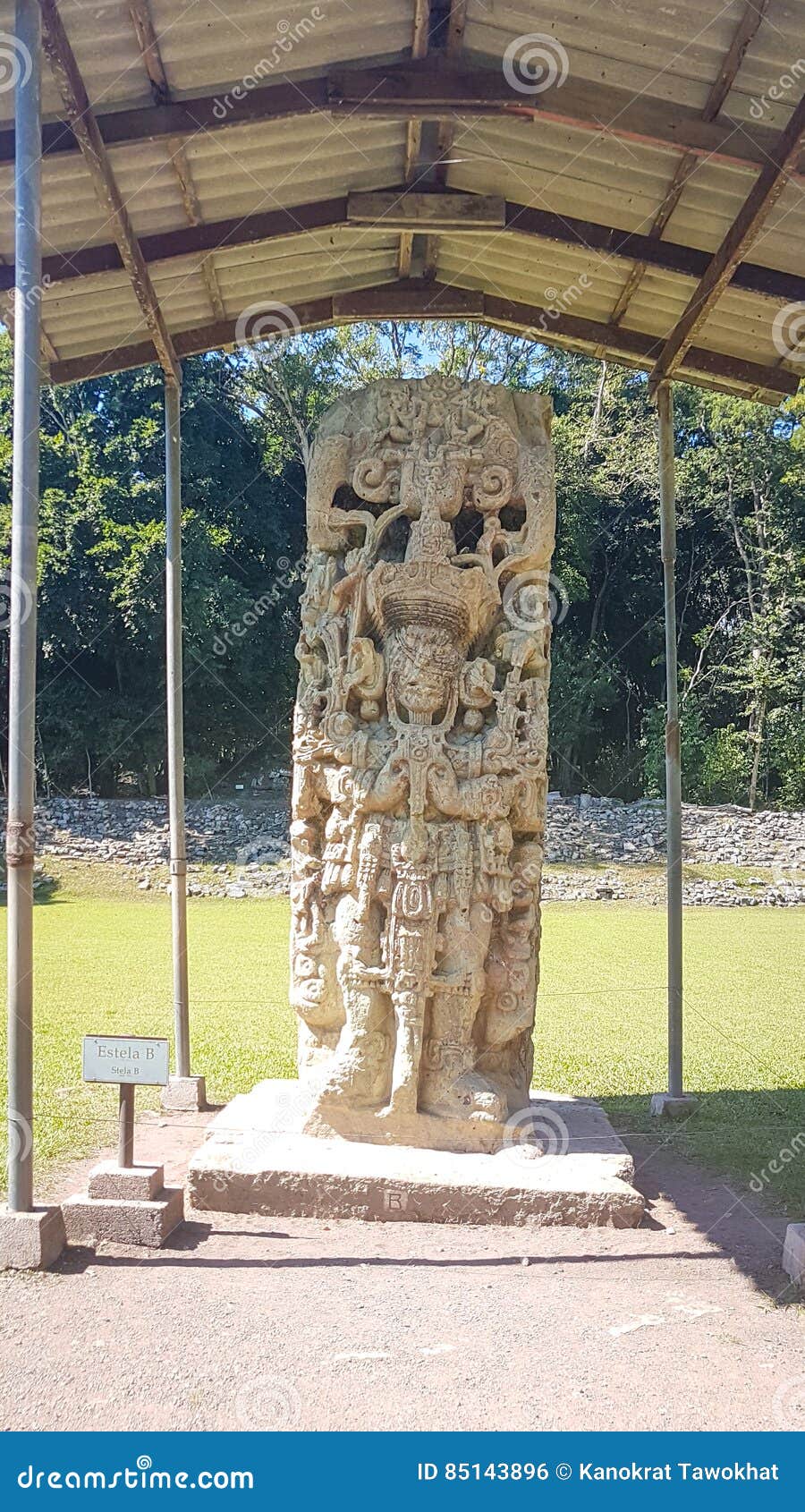 Copan Ruinas stock photo. Image of ruinas, place, court - 85143896