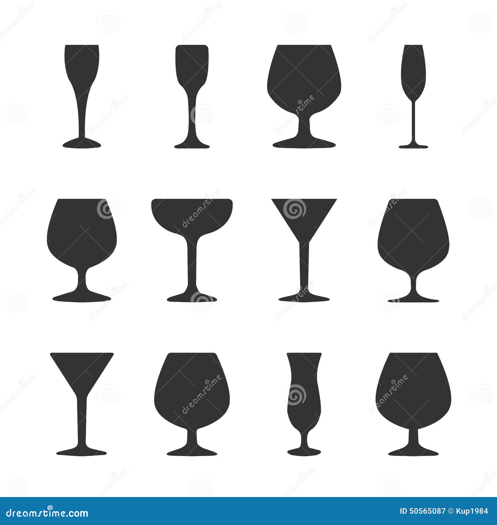 Copas De Los Iconos, Ejemplo Del Vector Ilustración del Vector ...