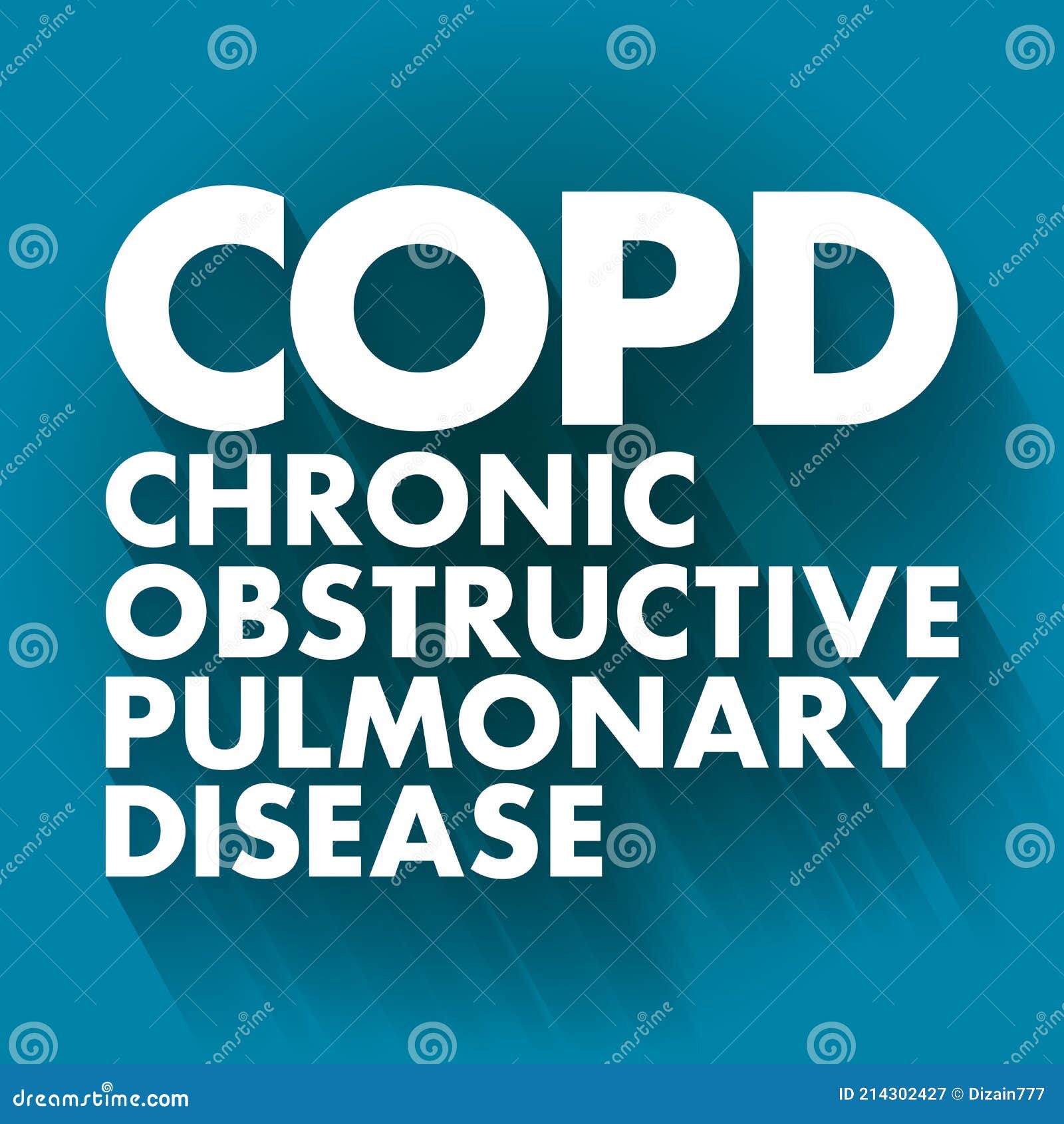 COPD - Chronic Obstructive Pulmonary Disease Acronym, Medical Concept ...
