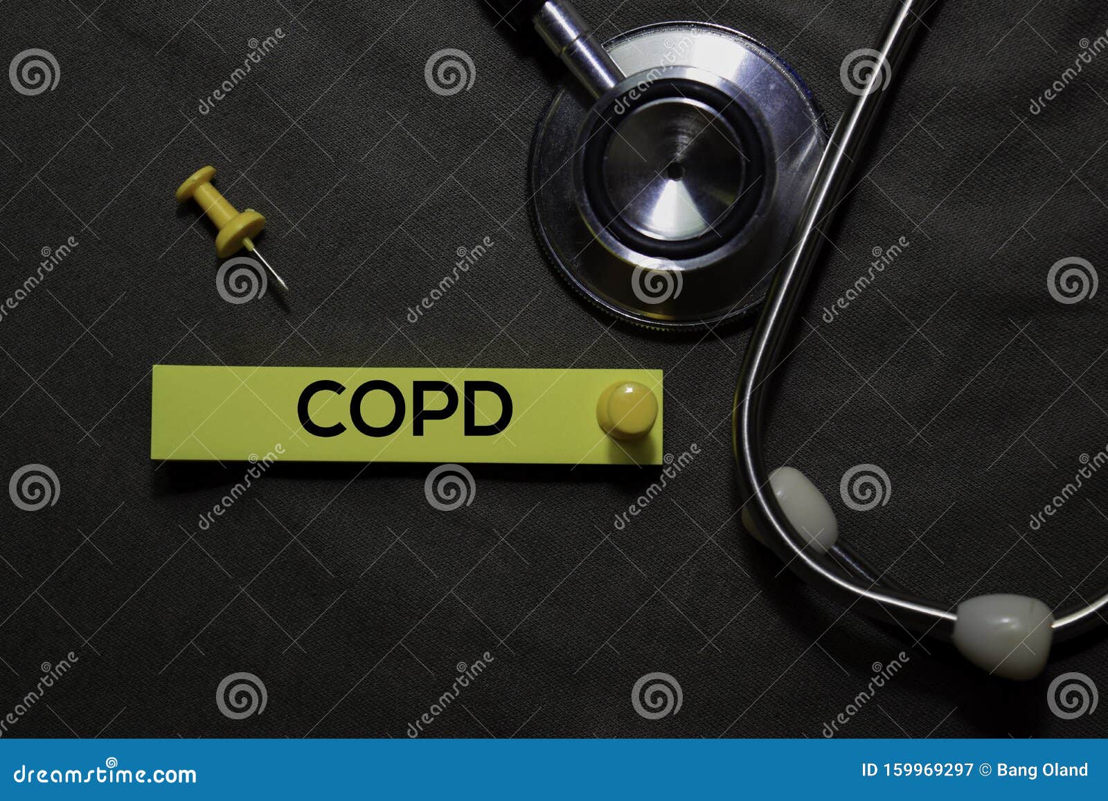 COPD Text on Sticky Notes Isolated on Office Desk Concept Stock Image ...