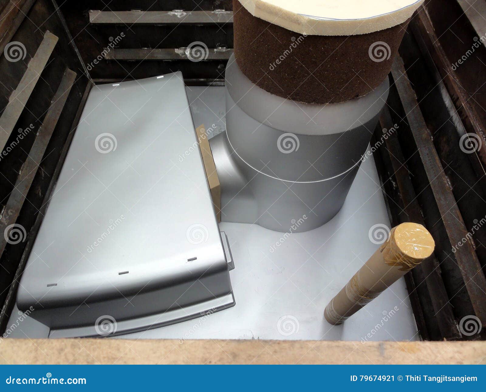 Cope and Drag Mold stock image. Image of enclosures, foam - 79674921