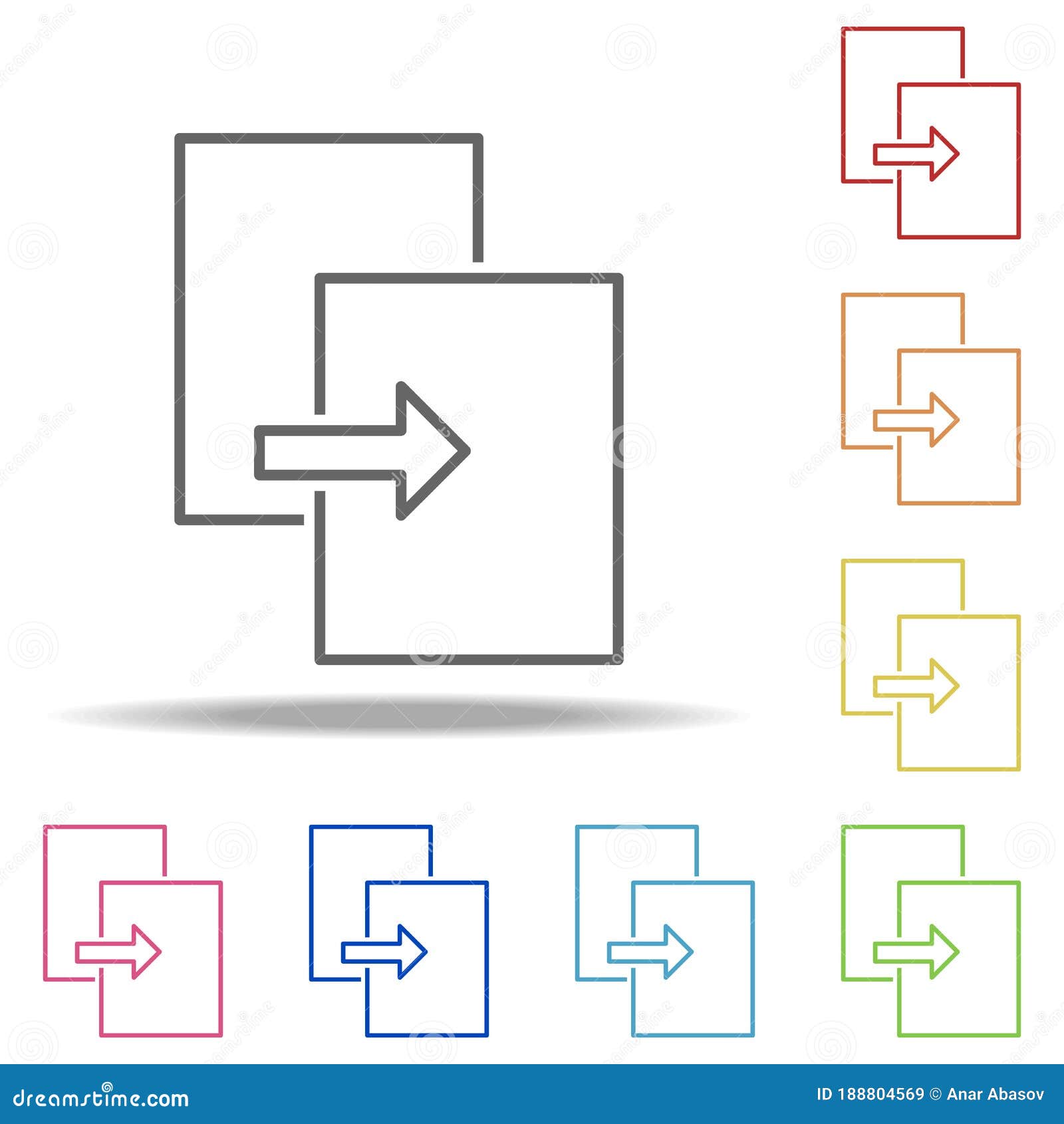 Cope Sign Icon. Elements of Web in Multi Colored Icons Stock ...