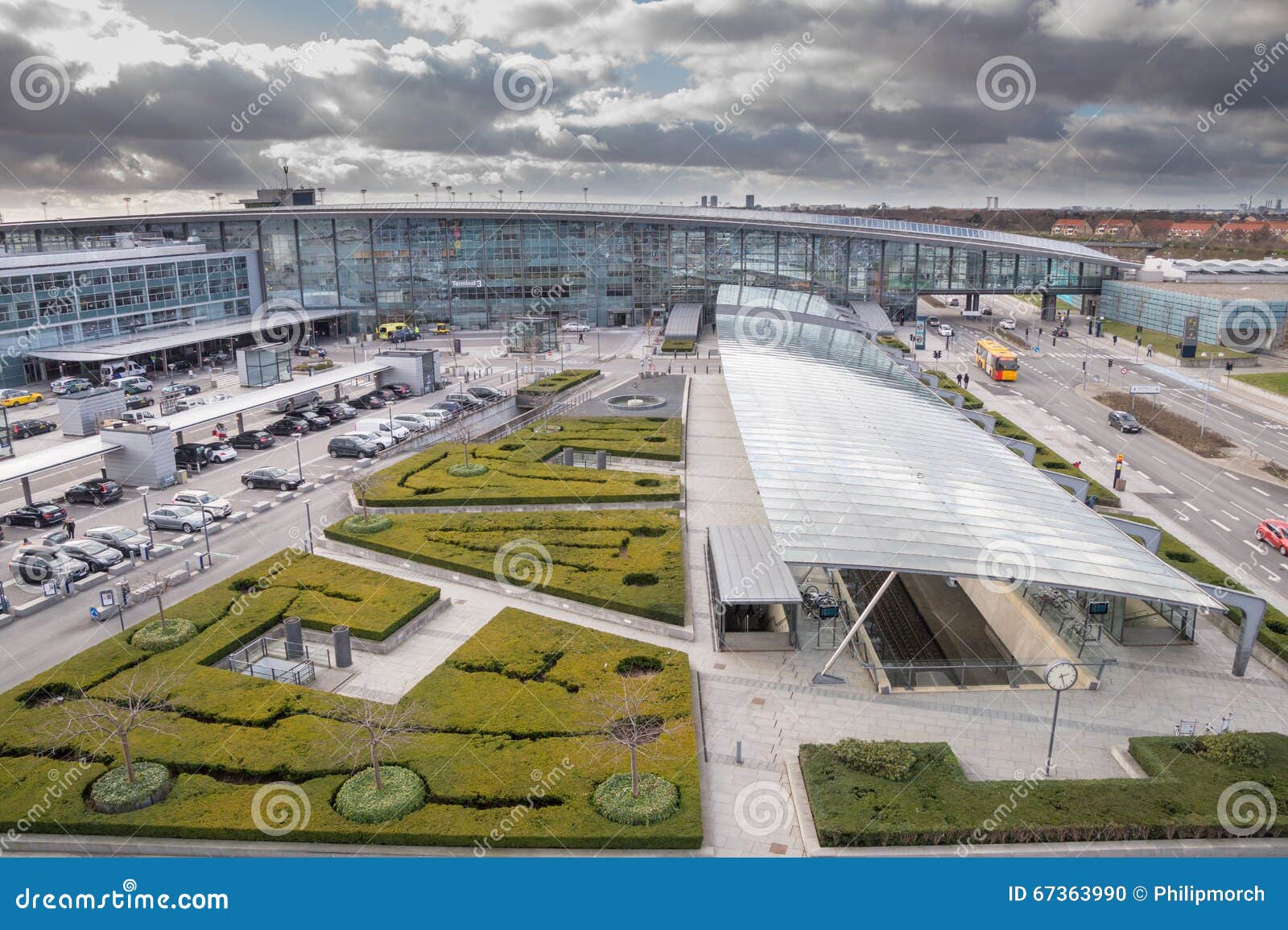 Copenhagen Airport, Denmark Editorial Image - Image of modern, flights ...