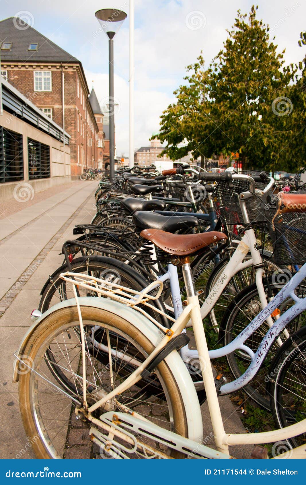 Copenhagen Bike Rack II editorial stock image. Image of bike - 21171544