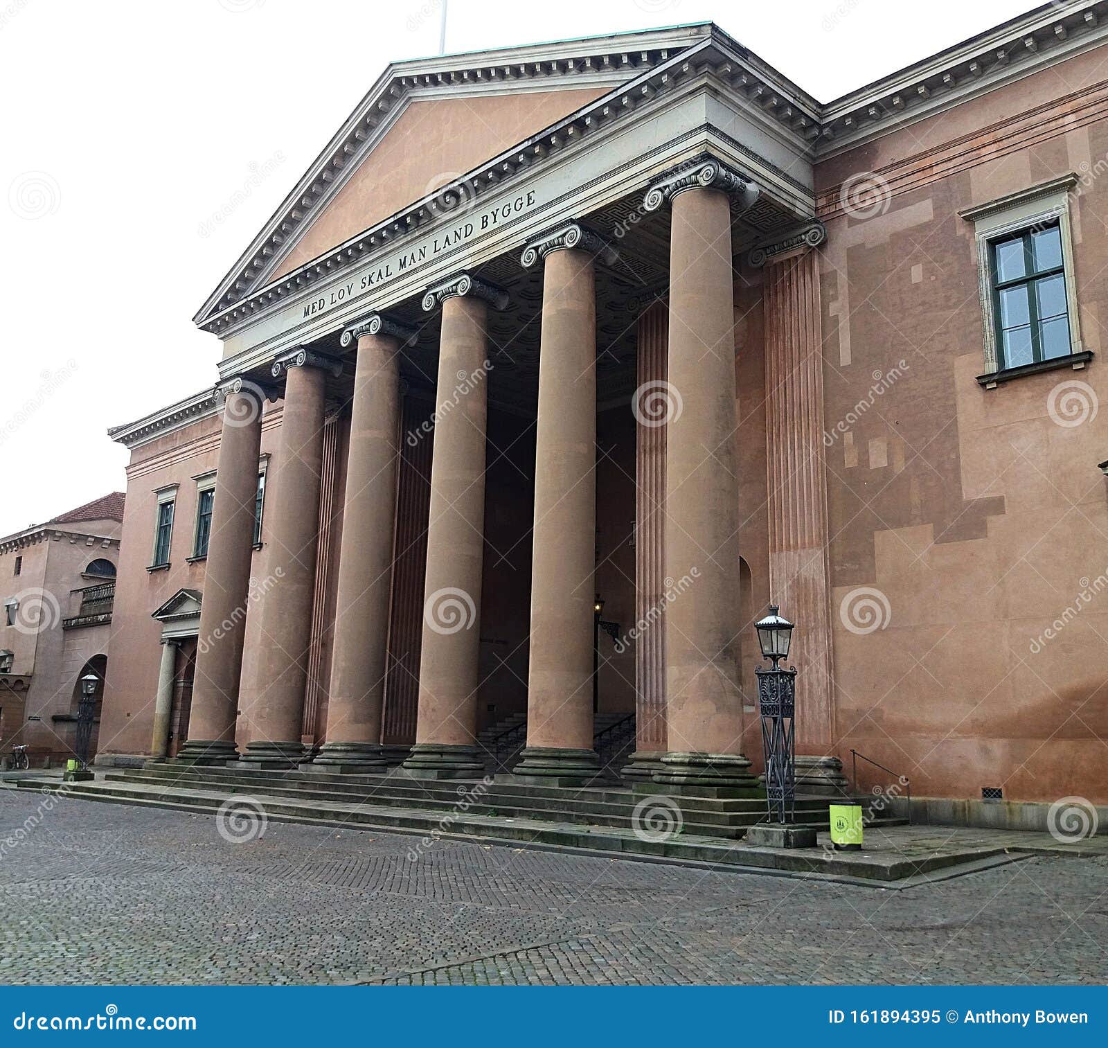 Copenhagen Courthouse stock image. Image of legal, steps - 161894395