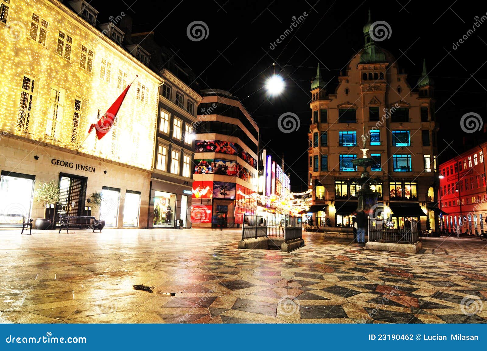 Copenhagen, Denmark editorial photography. Image of streets - 23190462