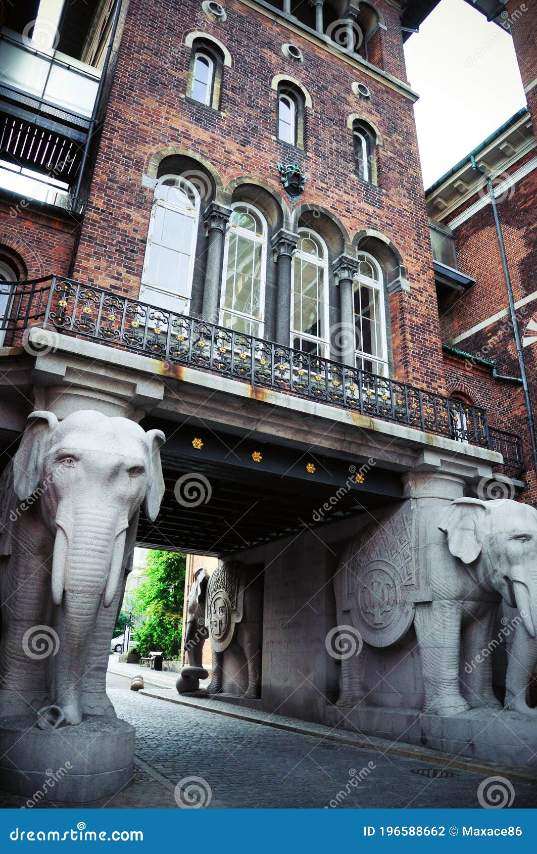 Elephant Gate Of Mandav Fort City India Royalty-Free Stock Photo ...