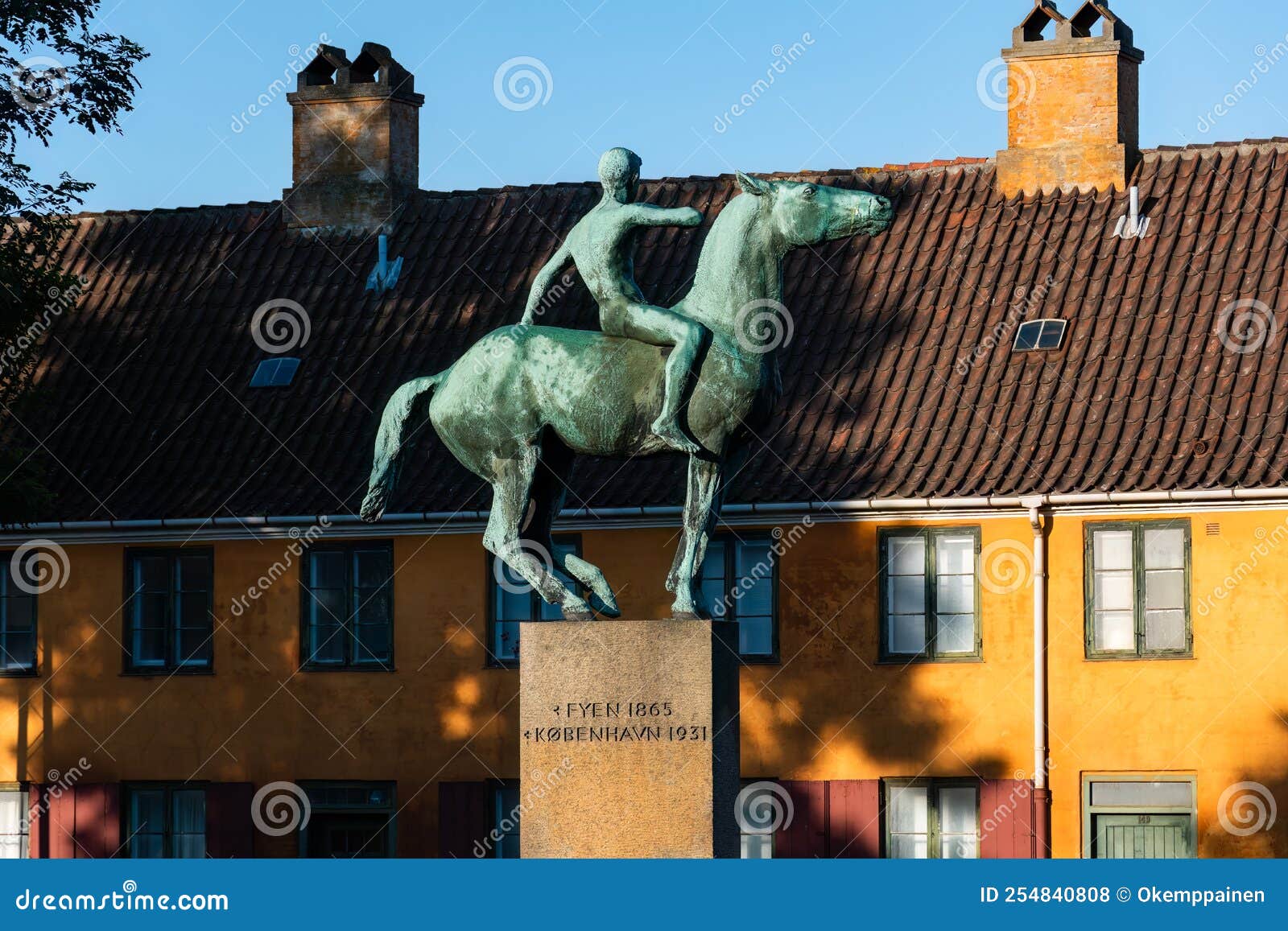 Carl Nielsen Monument in Front of Historic Barracks of Nyboder ...