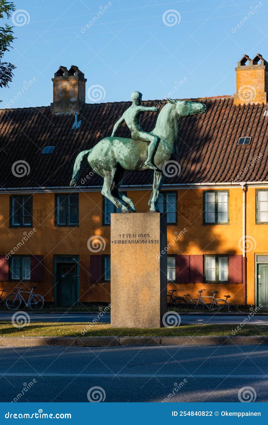 Carl Nielsen Monument in Front of Historic Barracks of Nyboder ...