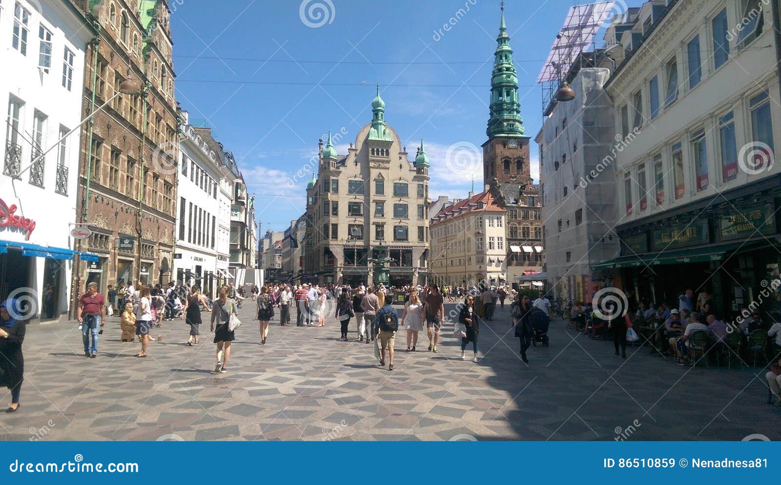 Copenhagen, Denmark editorial stock image. Image of buildings - 86510859