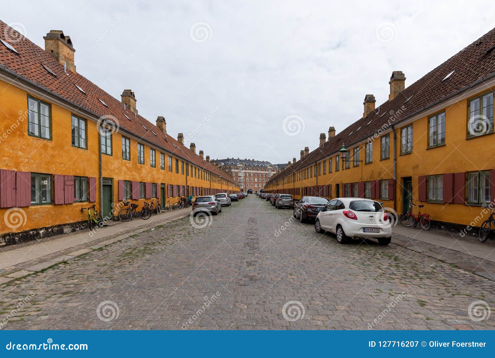 Nyboder District in Copenhagen Editorial Photography - Image of living ...