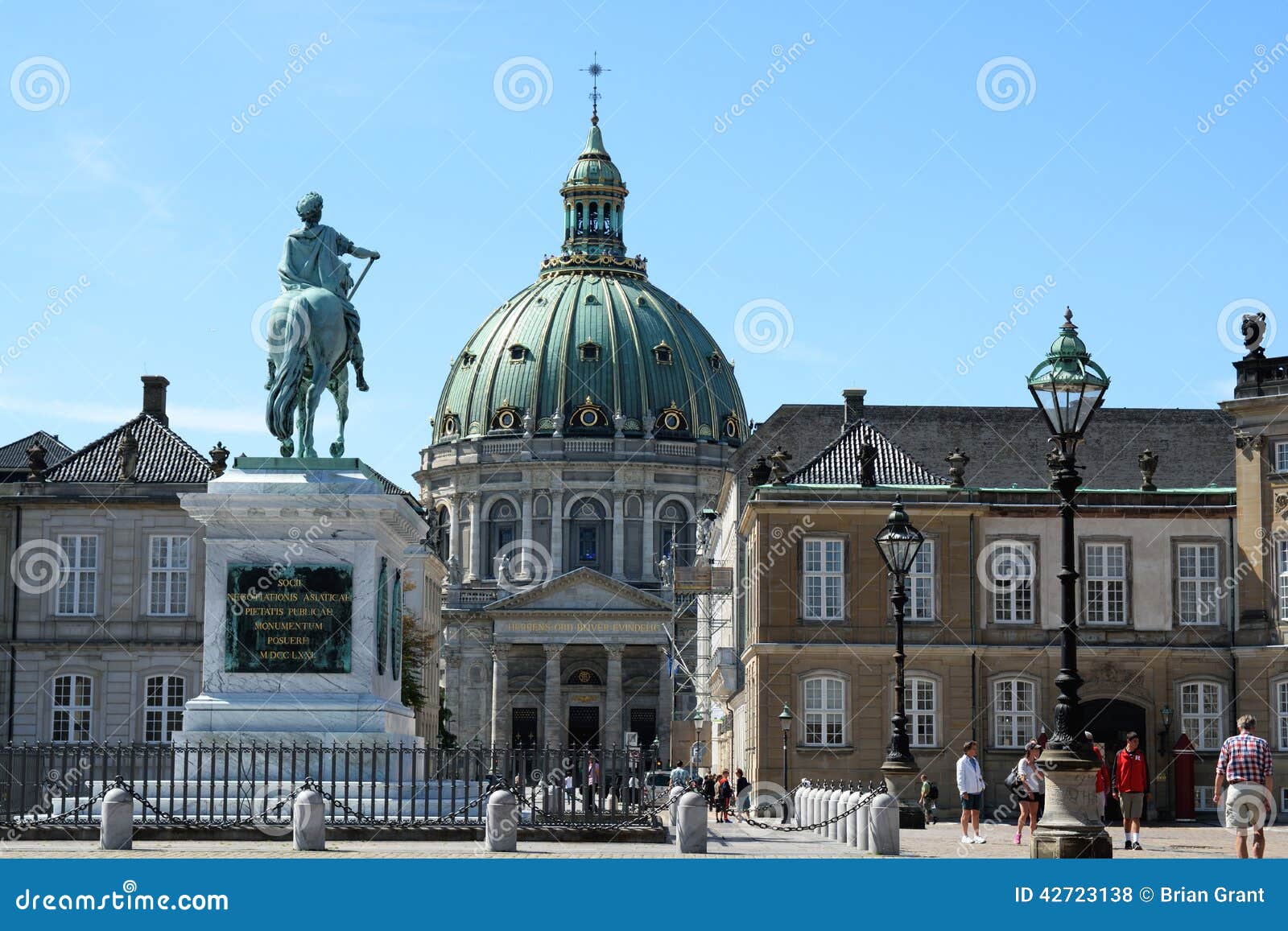 Copenhagen Denmark Royal Palace Stock Photo - Image of courtyard ...