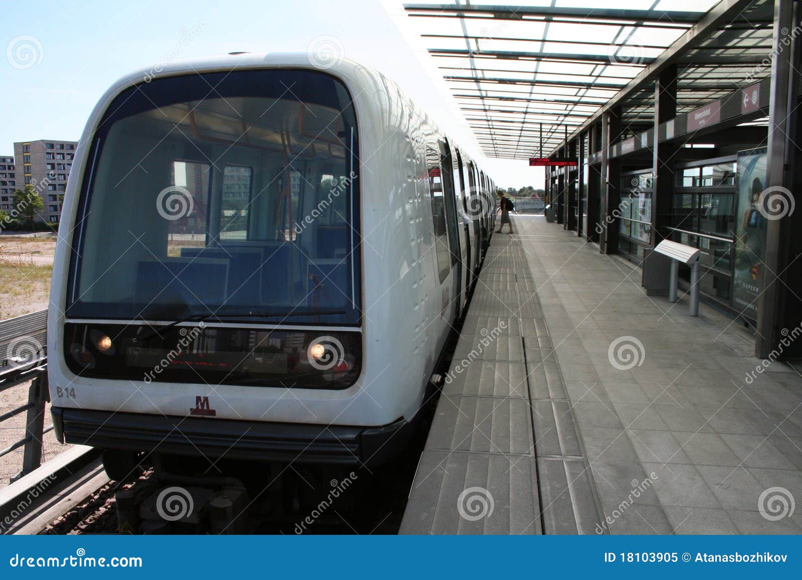Copenhagen Metro Station stock image. Image of service - 18103905