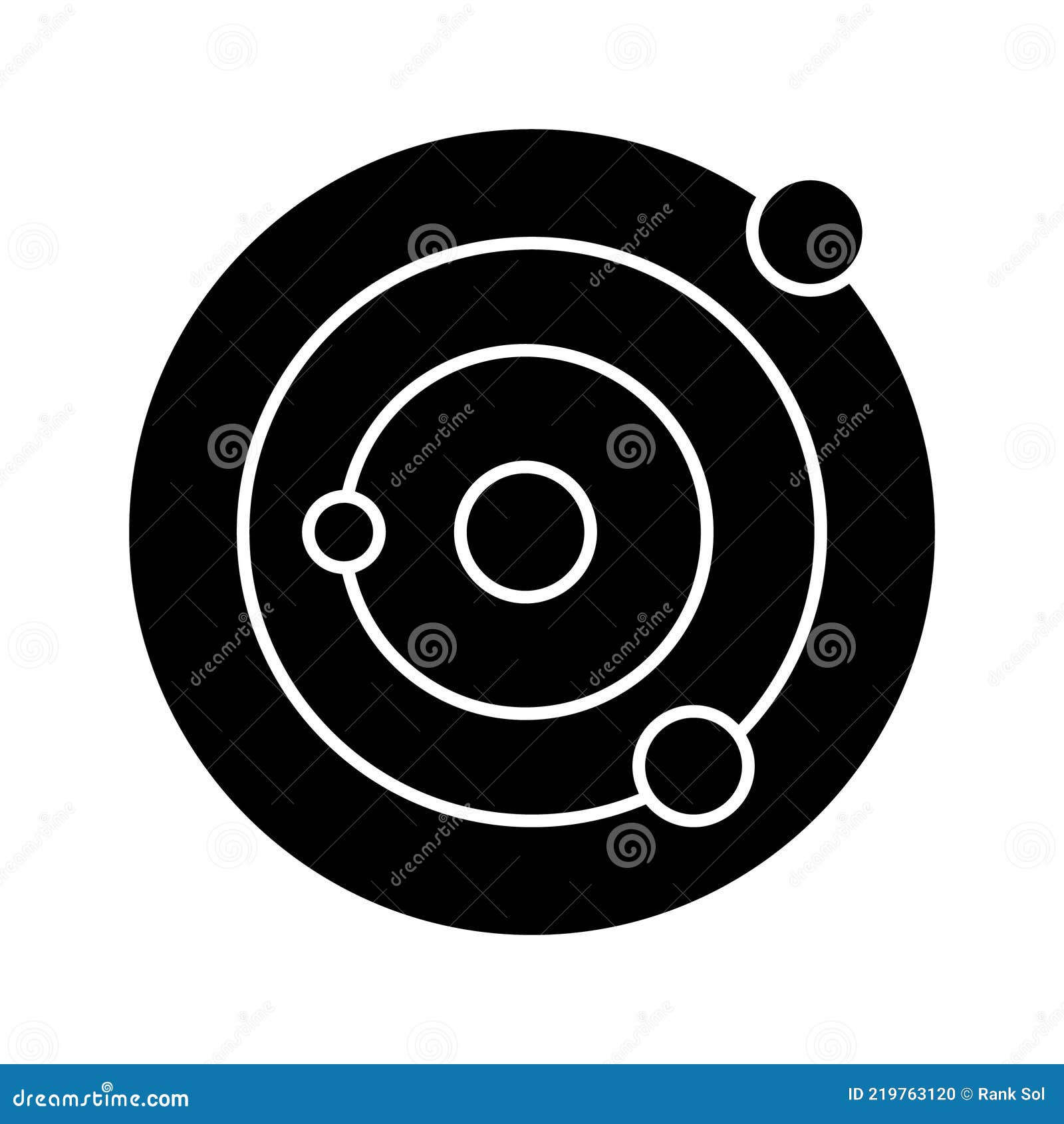 Copernican System Vector Icon Which Can Easily Modify or Edit Stock ...