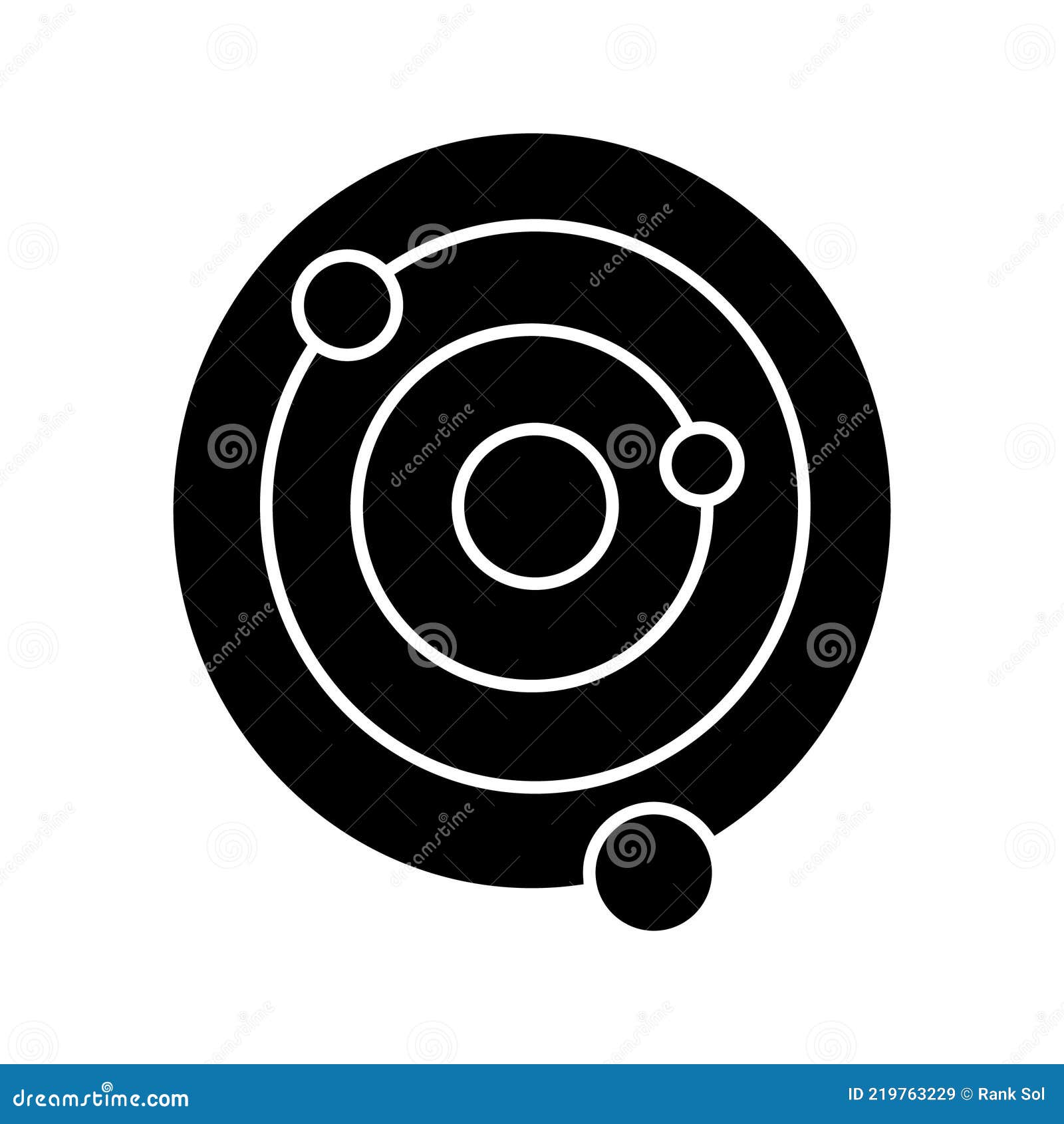 Copernican System Vector Icon Which Can Easily Modify or Edit Stock ...