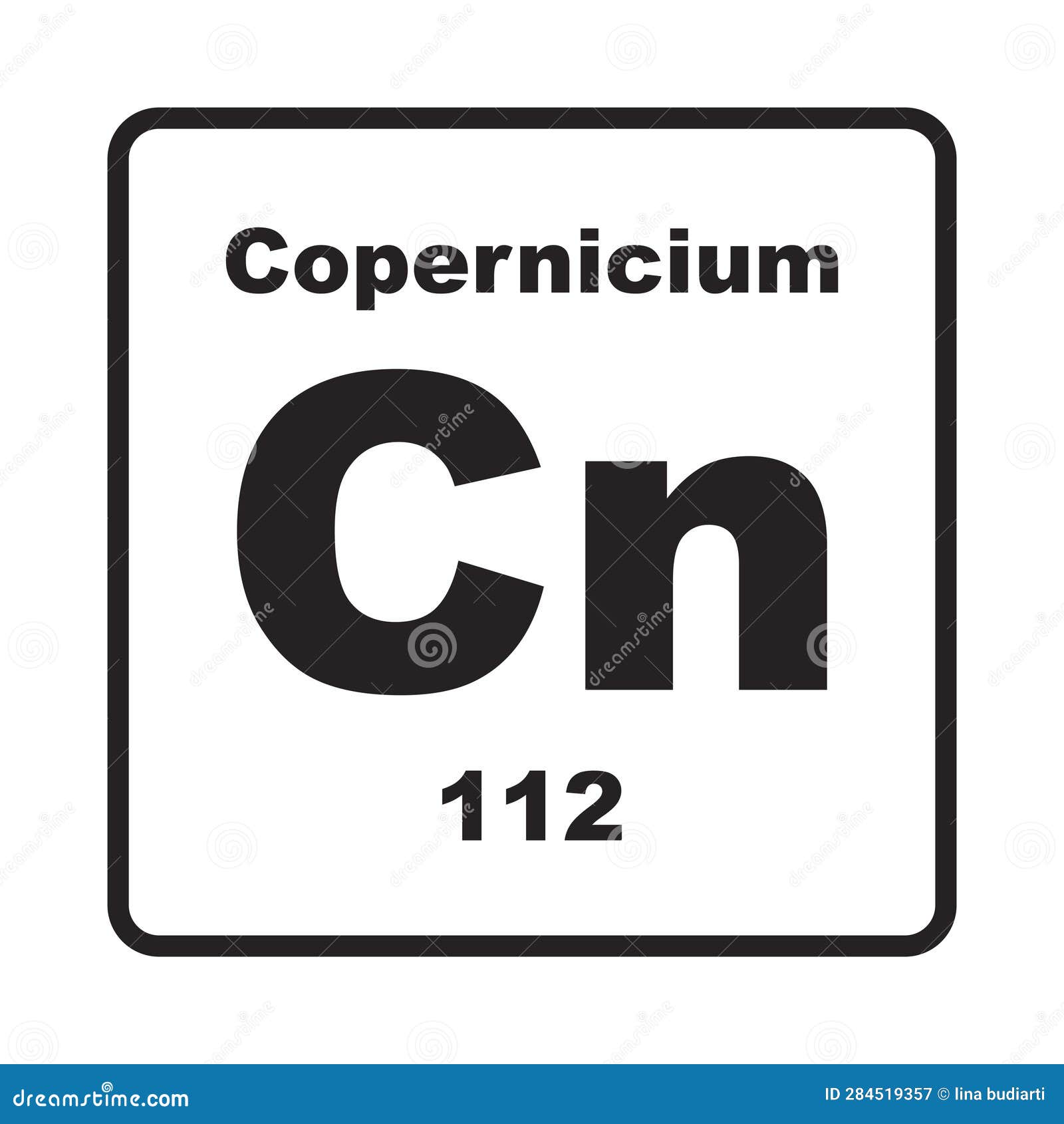 Copernicium. Transition Metals. Chemical Element Of Mendeleev\'s ...