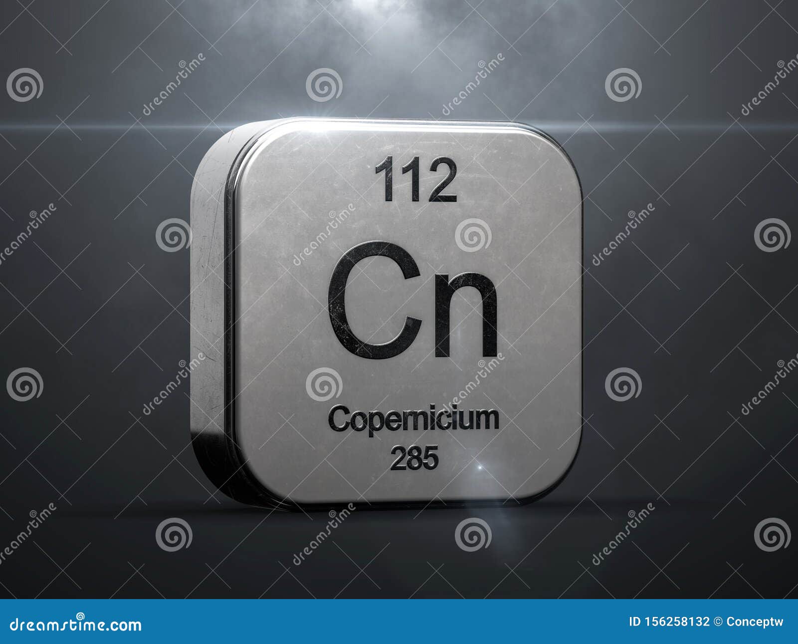Copernicium Element from the Periodic Table Stock Illustration ...