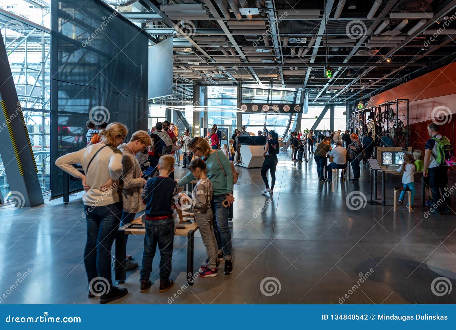 WARSAW, POLAND - OCTOBER 07, 2018: Copernicus Science Centre in Warsaw ...