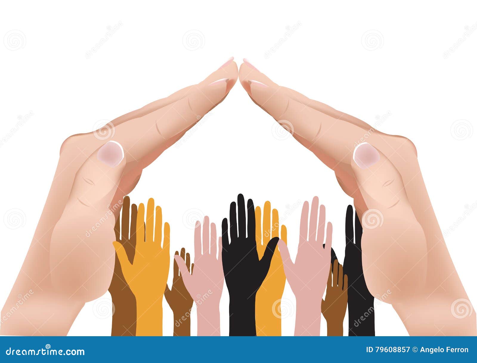 Copertura Del Riparo Per Gli Immigrati Illustrazione Vettoriale ...