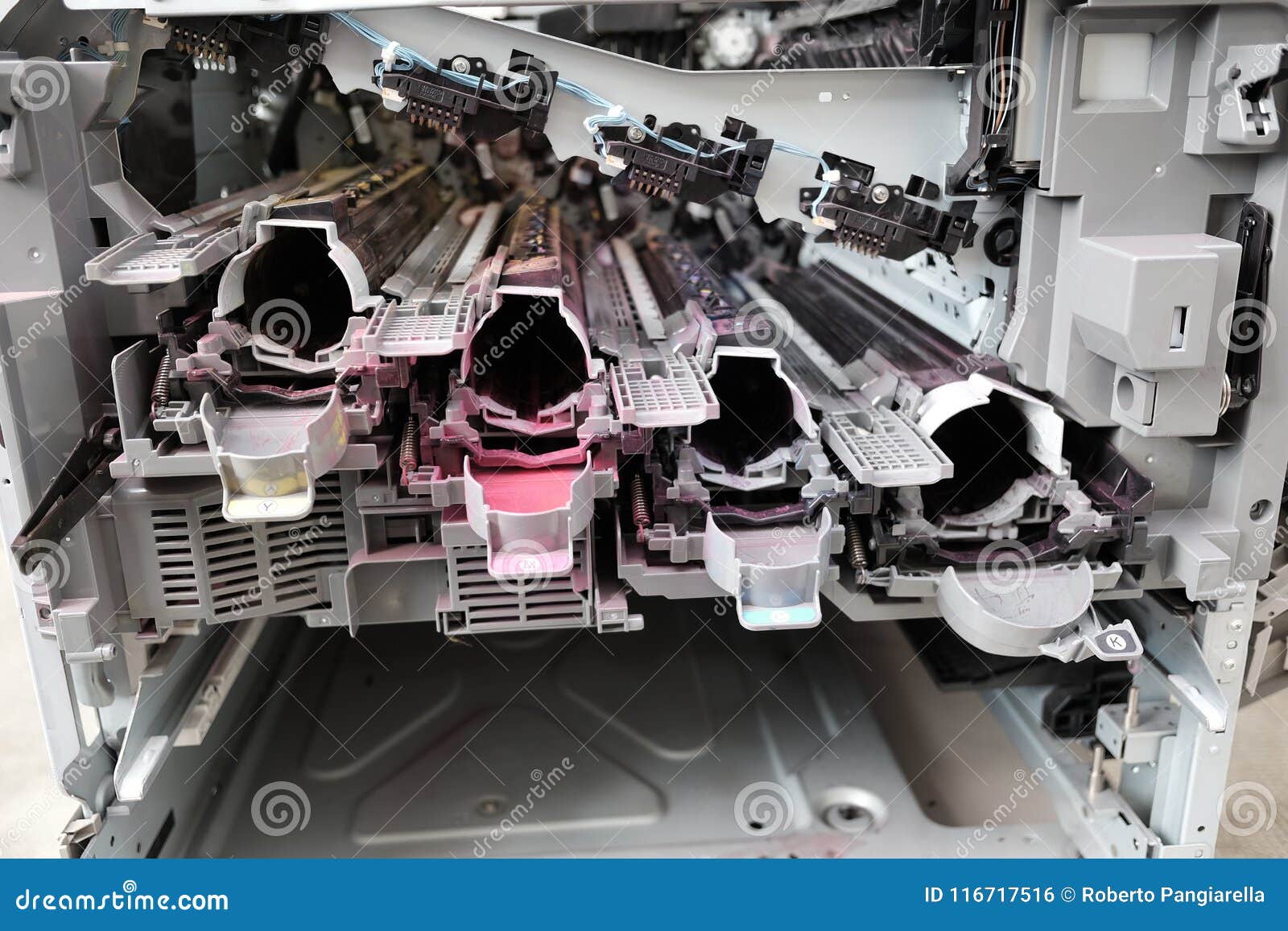 Copier Carcass Under Repair Stock Photo - Image of indoors, shell ...