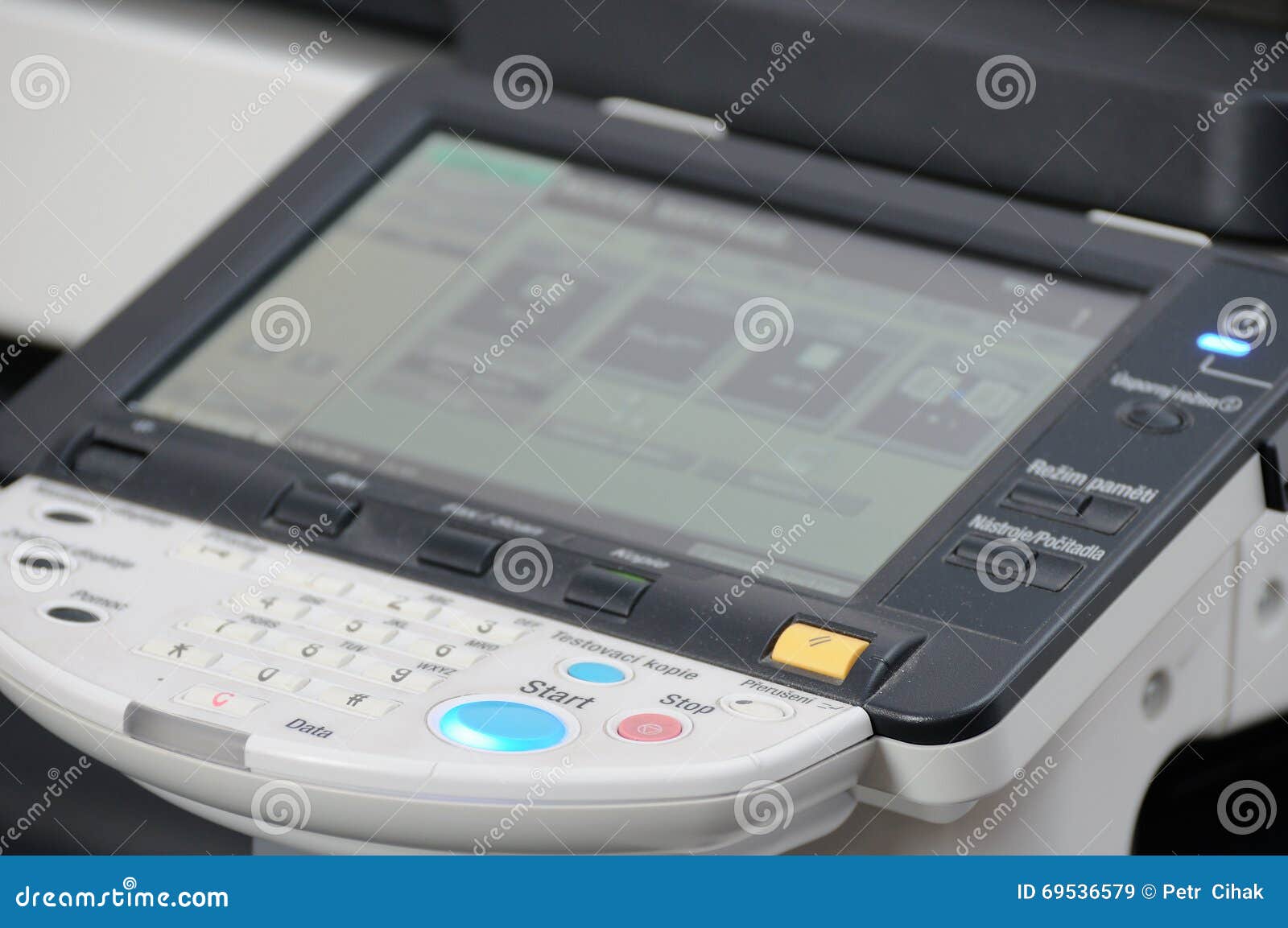 Copier control board stock image. Image of tool, button - 69536579