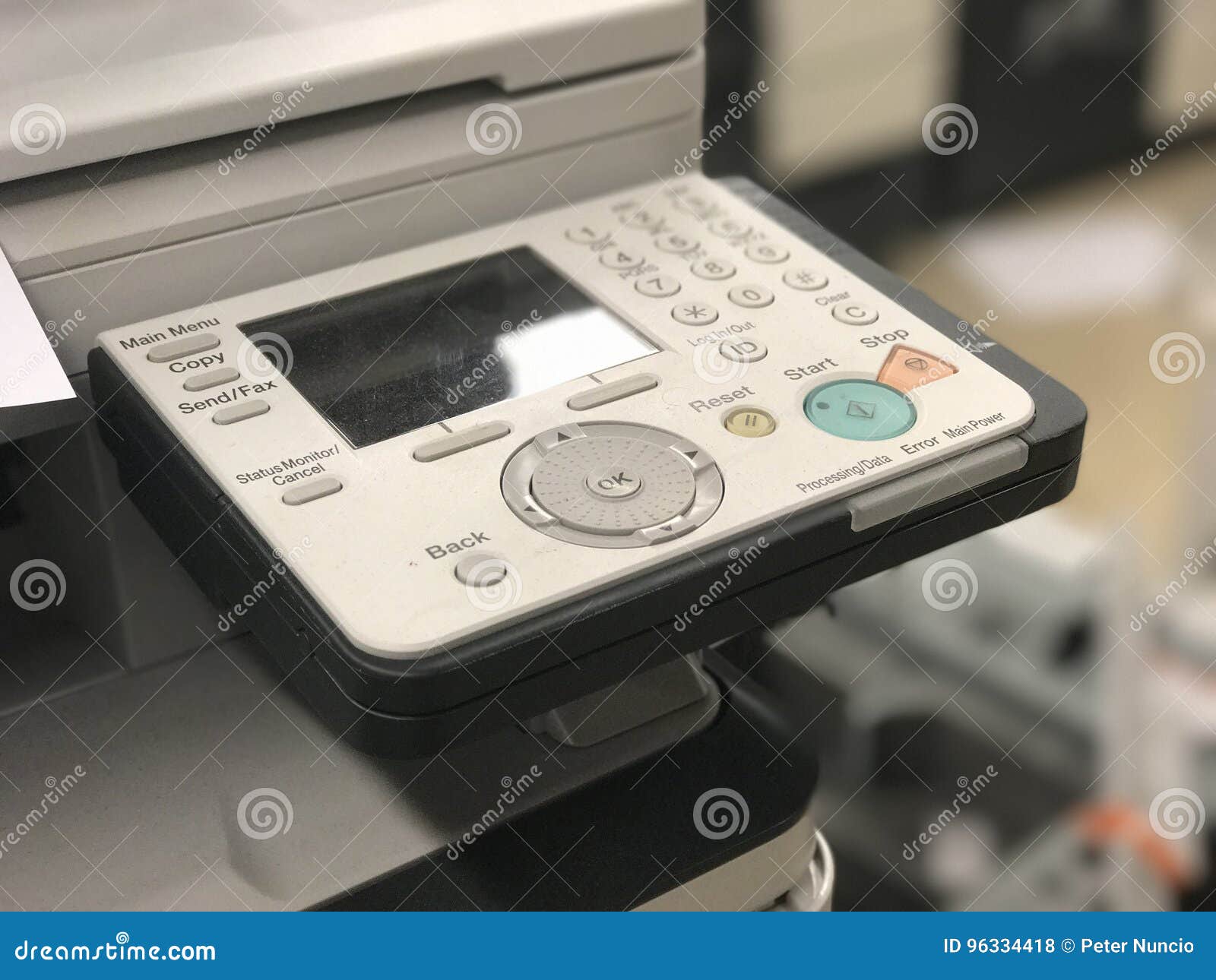 Copier Keyboard stock photo. Image of keyboard, screen - 96334418