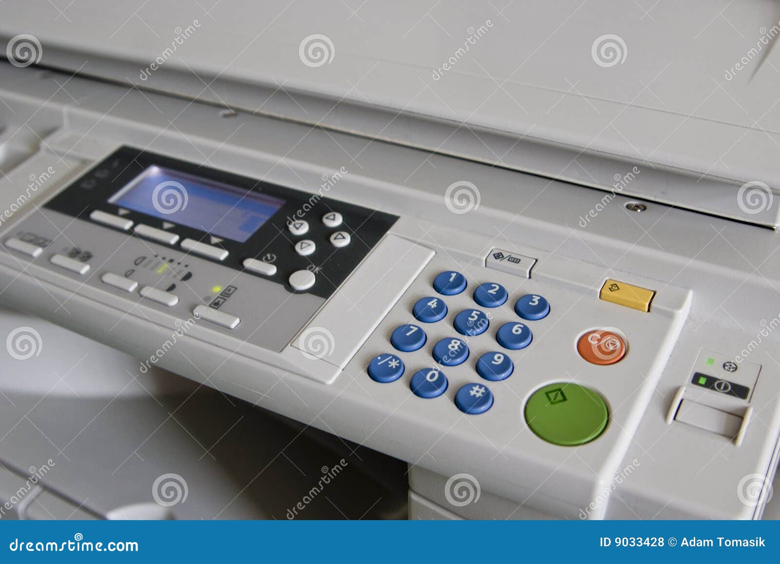 Copier machine in office. stock photo. Image of laser - 9033428