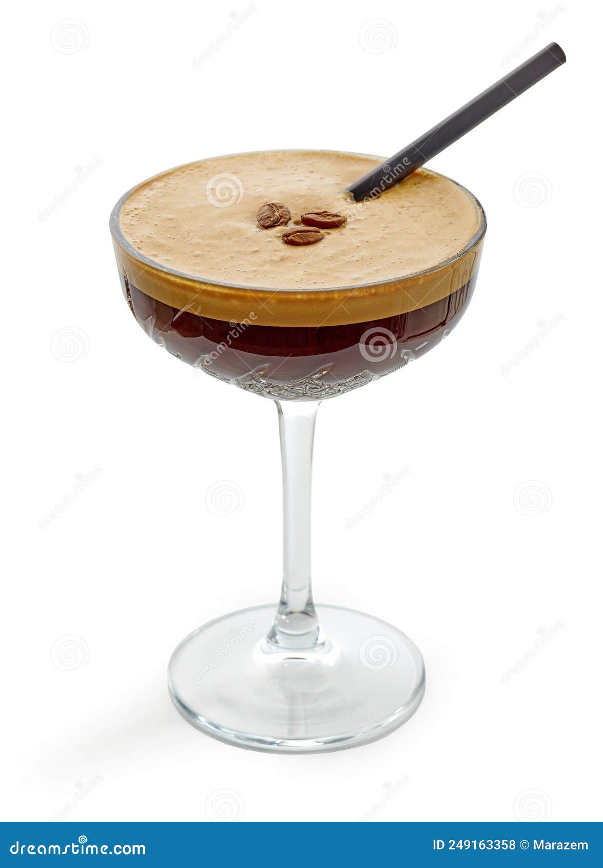 Copo De Cocktail Espresso Martini Foto de Stock - Imagem de vidro ...