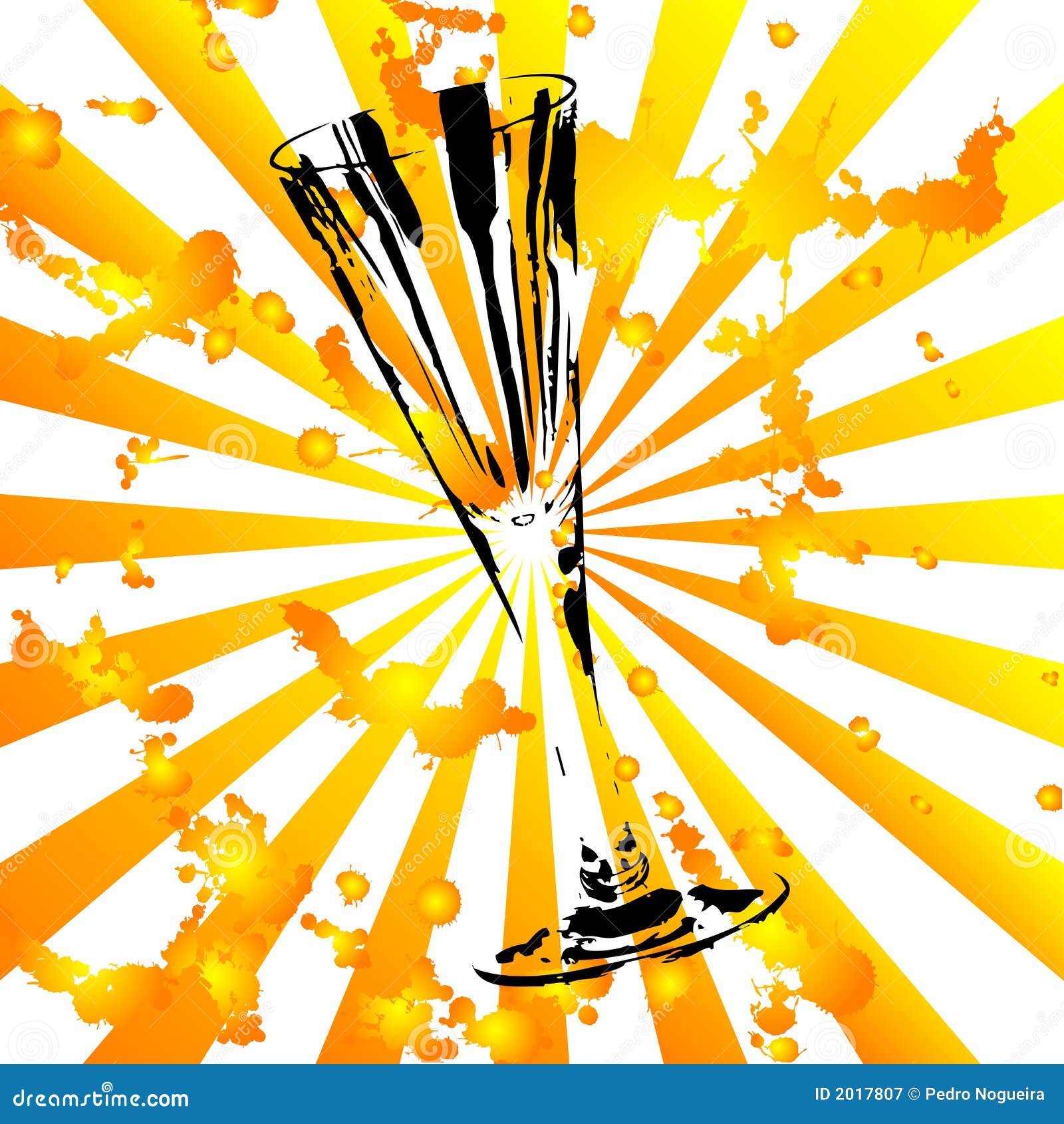 Copos stock vector. Illustration of rising, restaurant - 2017807