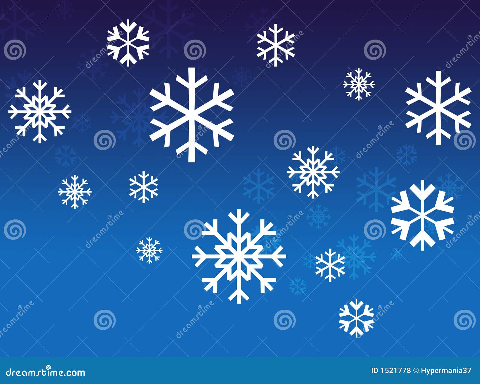 Copos de nieve stock de ilustración. Ilustración de extracto - 1521778