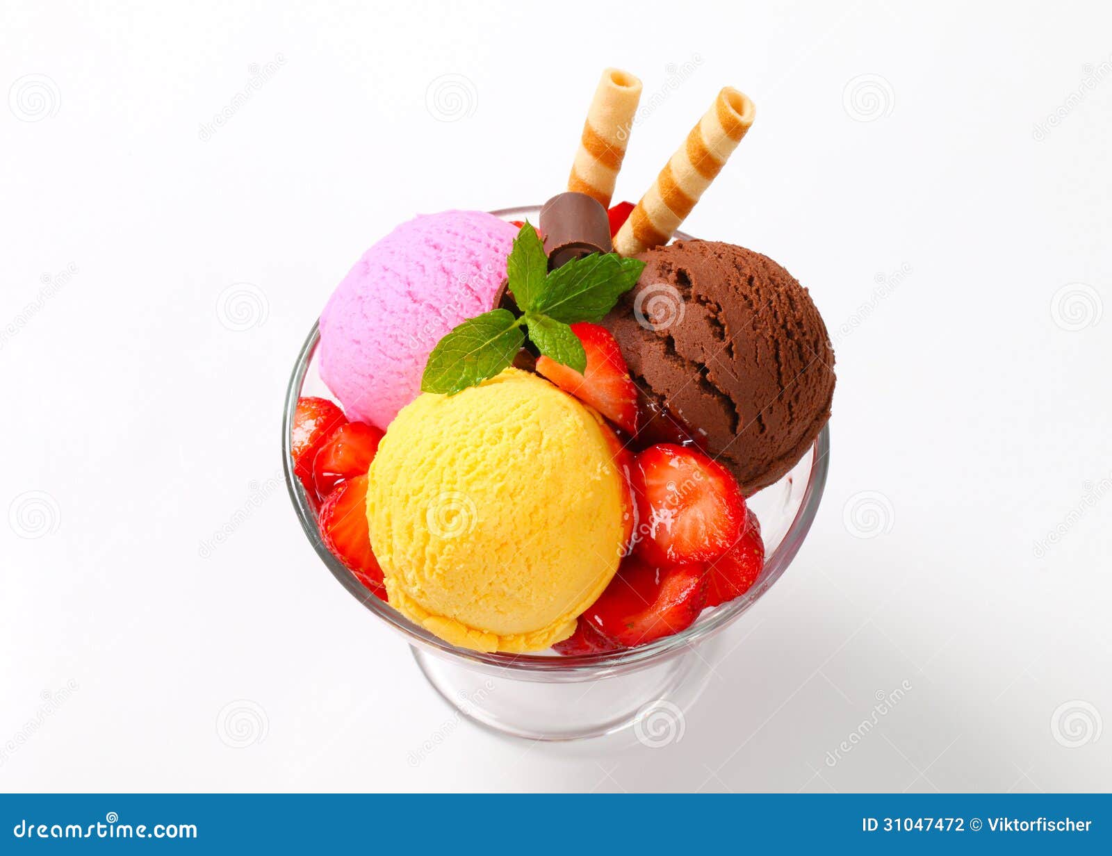 Coppa gelato fotografia stock. Immagine di fresco, arricciatura - 31047472