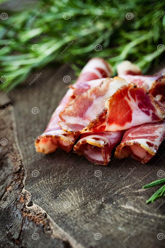 Coppa ham stock image. Image of coppa, meat, cold, appetizer - 55682919