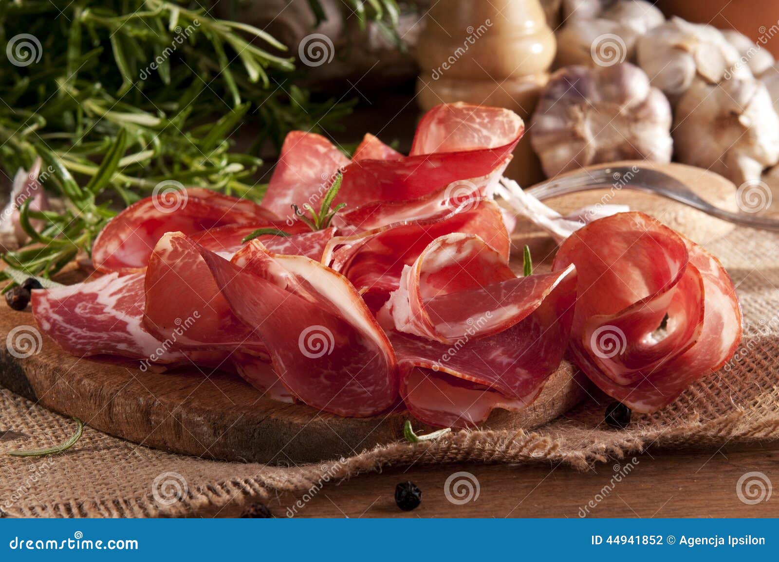 Coppa stock photo. Image of pork, garlic, meat, olive - 44941852