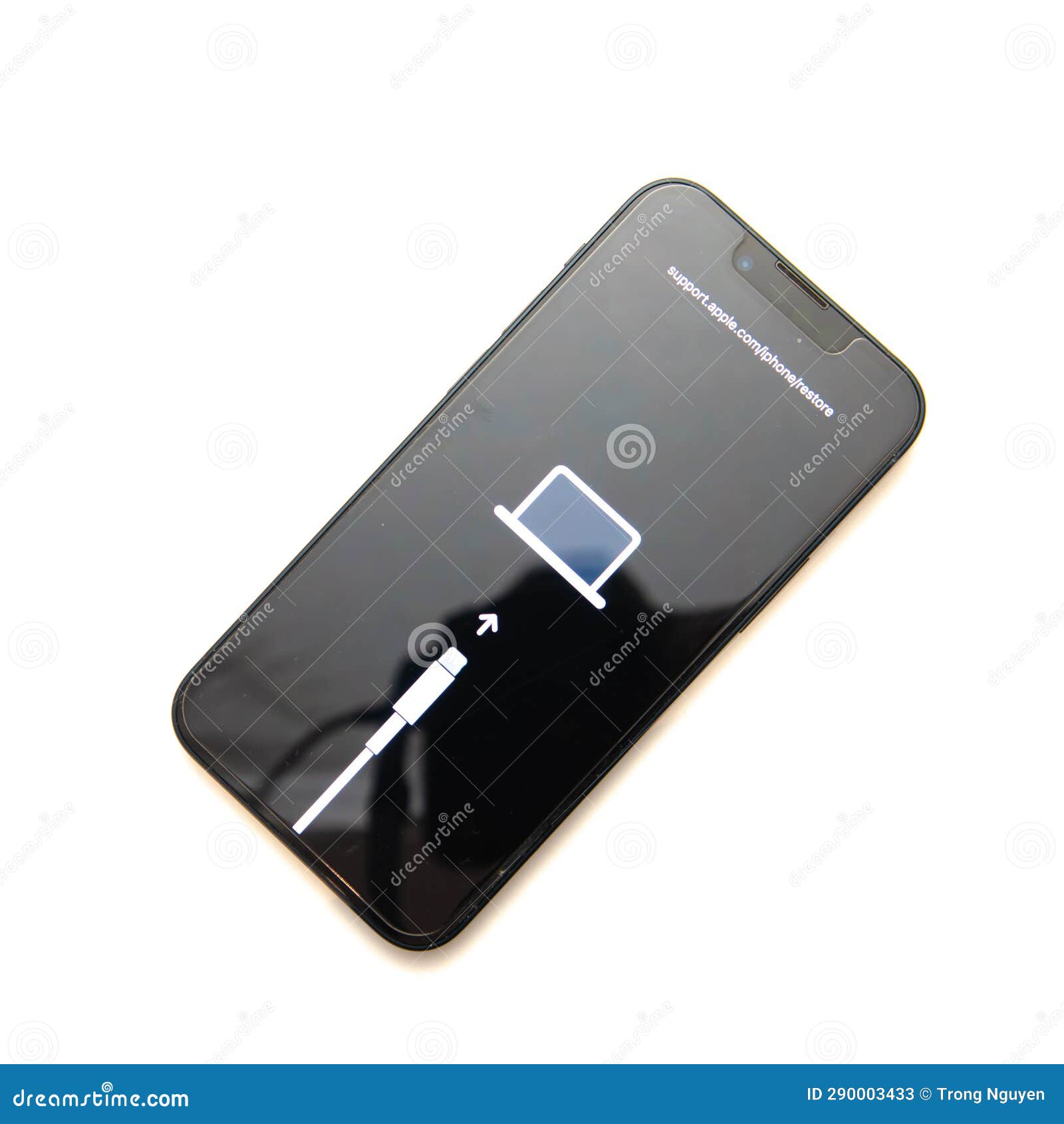 Top View Apple IPhone Mini 13 Showing Support .apple Editorial Stock ...