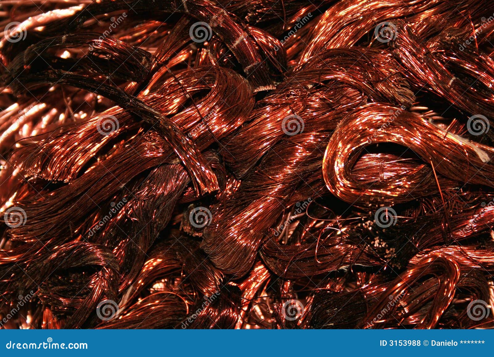 Copper stock photo. Image of power, abstract, color, shiny - 3153988