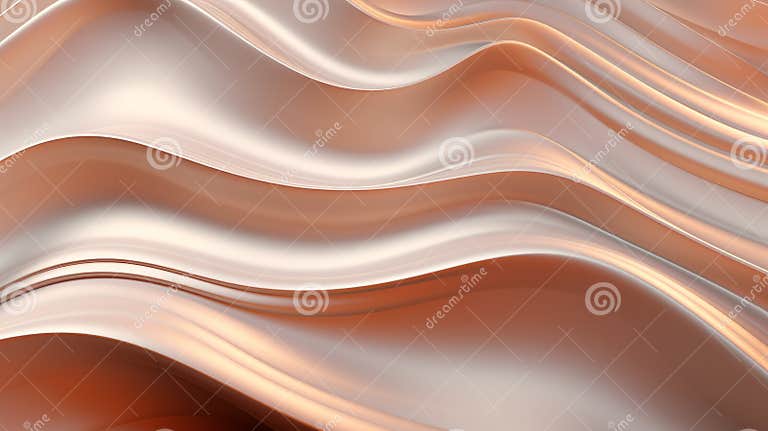 Copper Abstract Gradient Wave Pattern with Frosted Glass Lens Flare Stock Image - Image of light ...