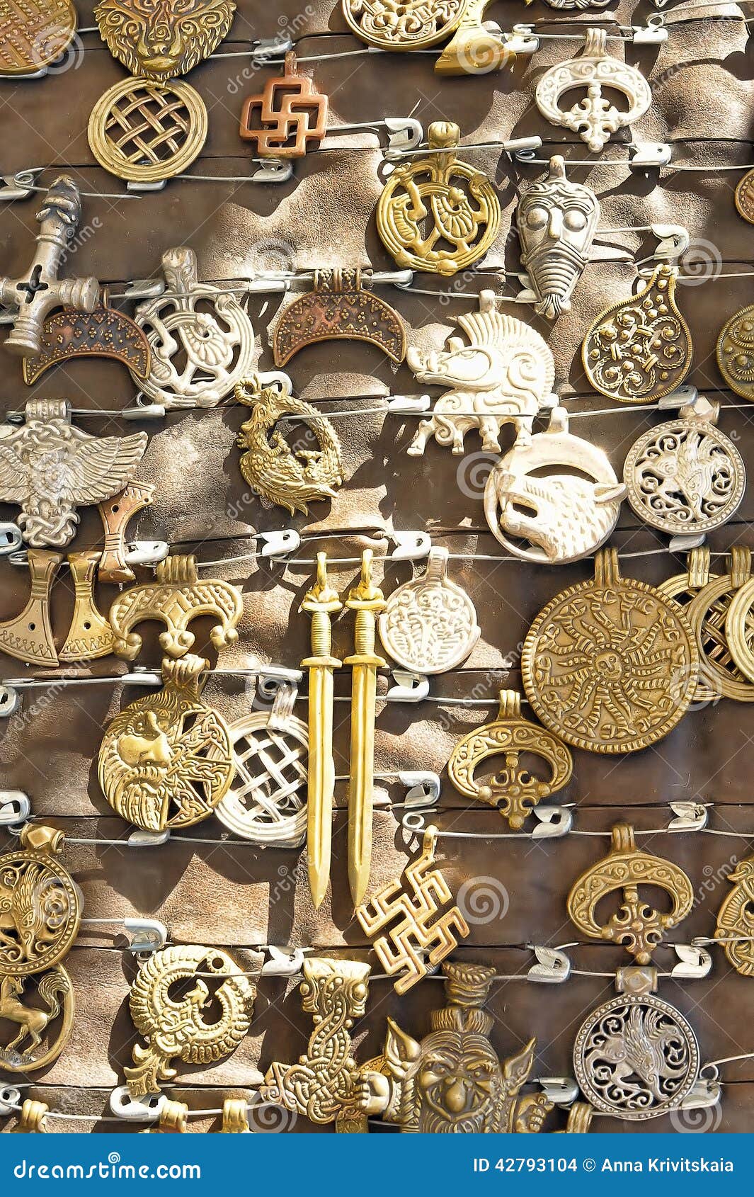 Copper amulets stock photo. Image of hands, colors, jewelery - 42793104