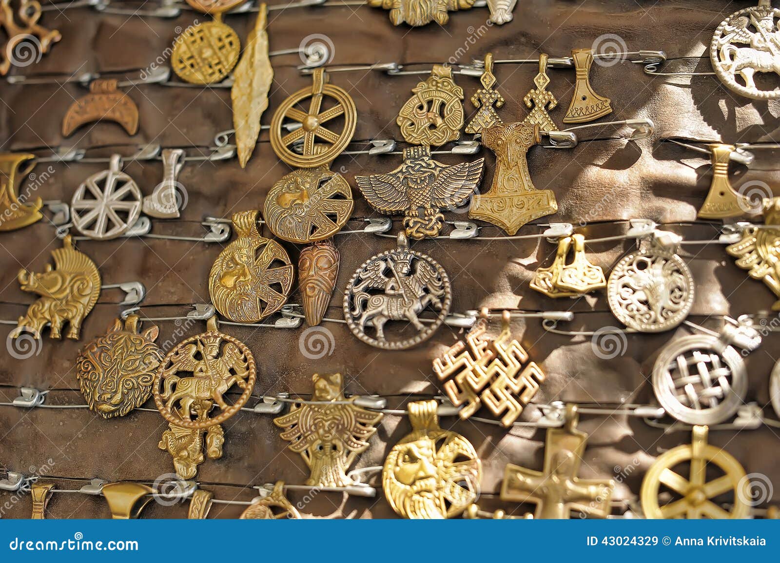 Copper amulets stock image. Image of color, decorative - 43024329
