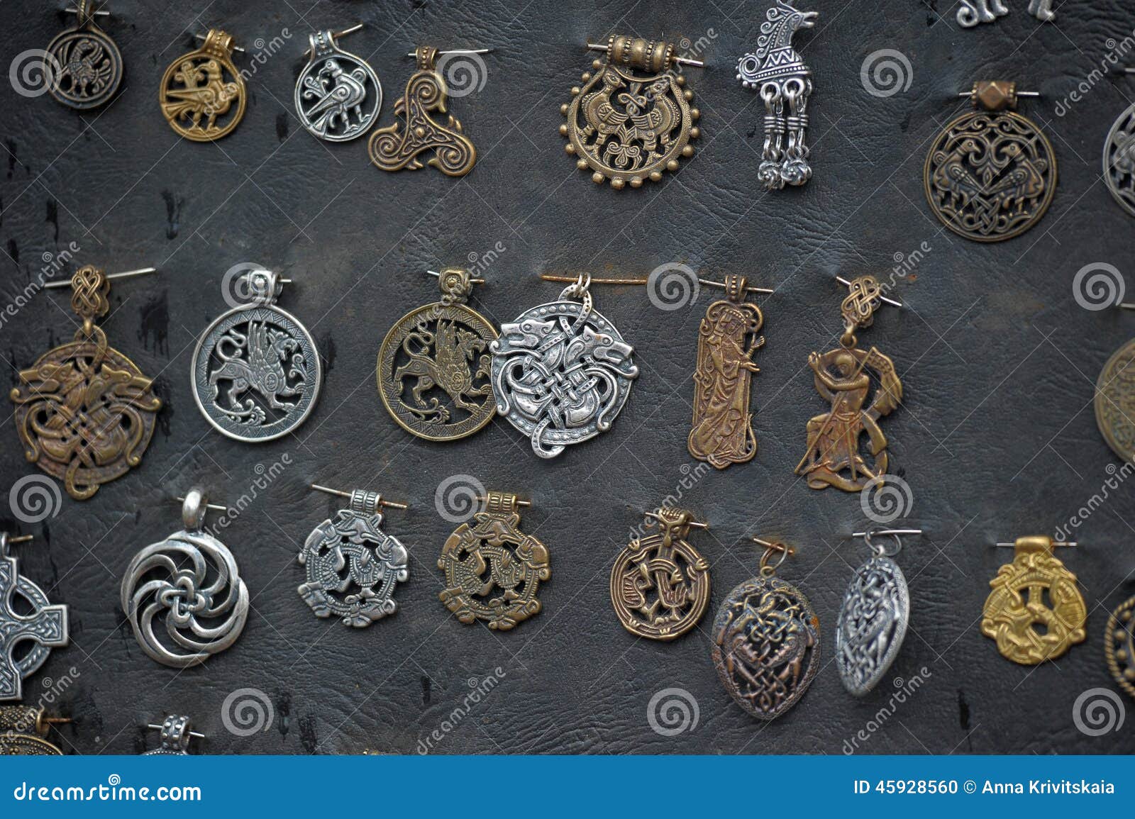 Copper amulets stock photo. Image of amulets, gold, glass - 45928560