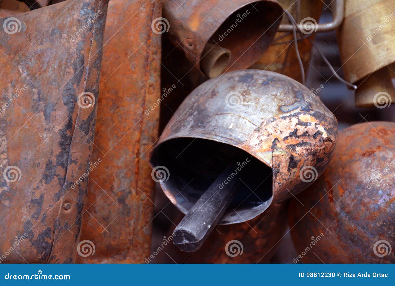 Copper bell stock photo. Image of ball, jingle, metal - 98812230