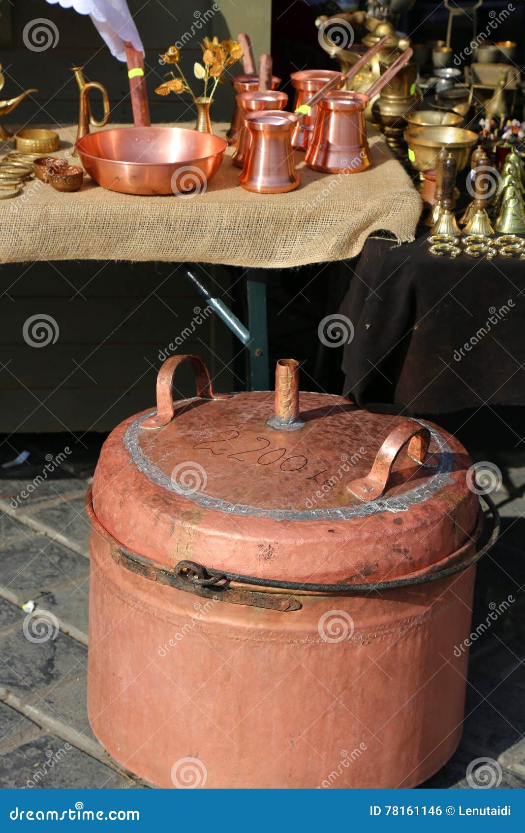 Copper boiler stock photo. Image of business, items, kettles - 78161146