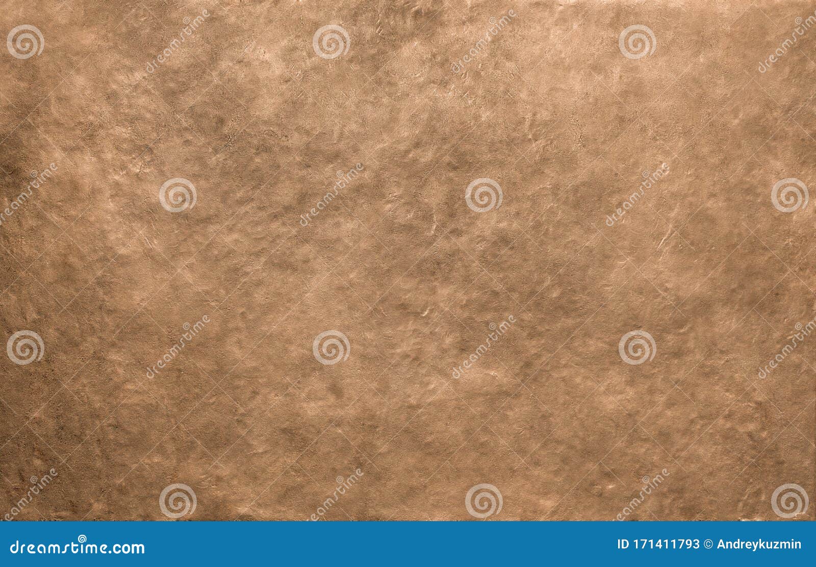Copper or Bronze Forged Metal Background or Texture Stock Image - Image ...