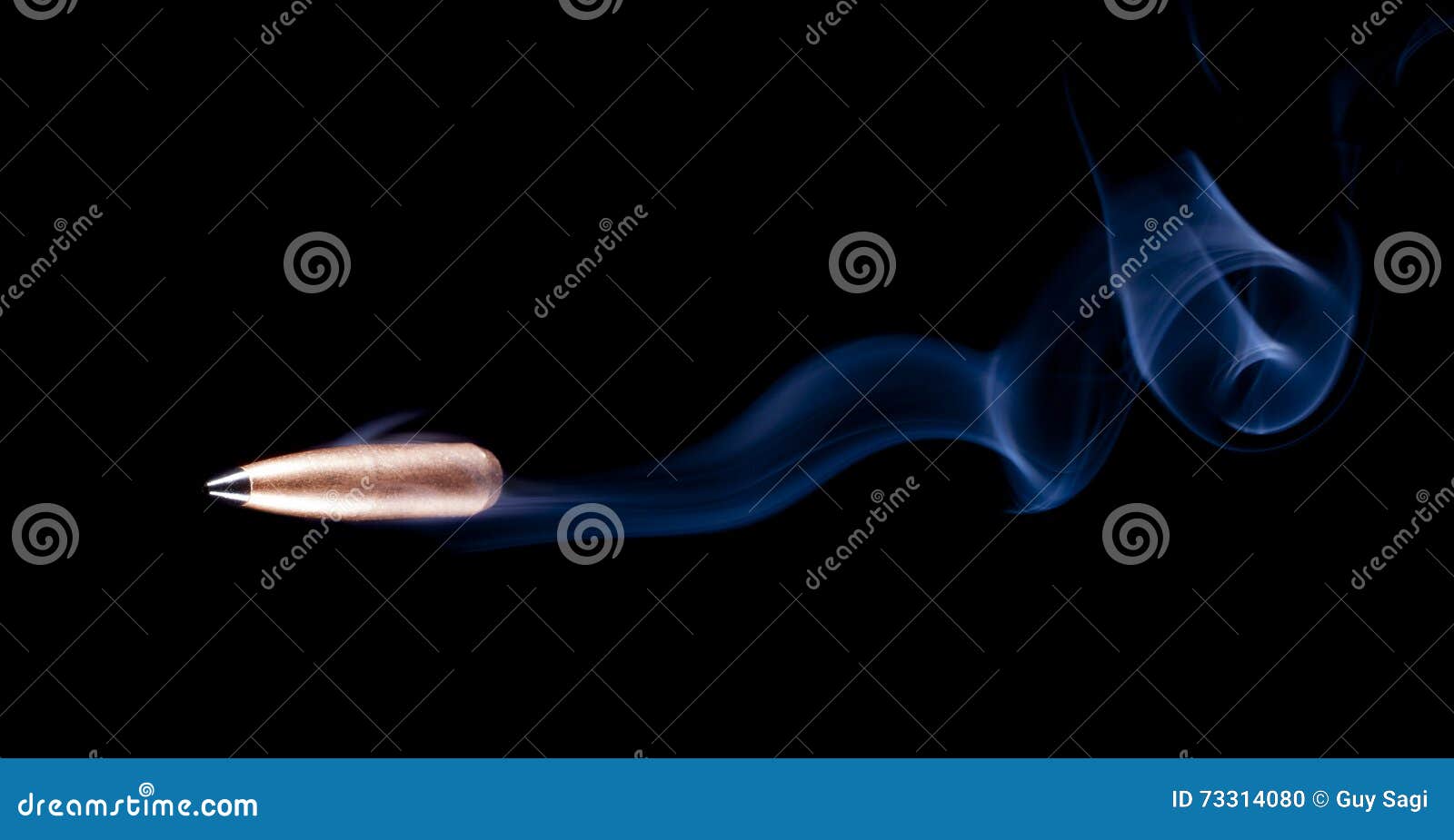 Copper bullet stock photo. Image of black, polymer, smoke - 73314080