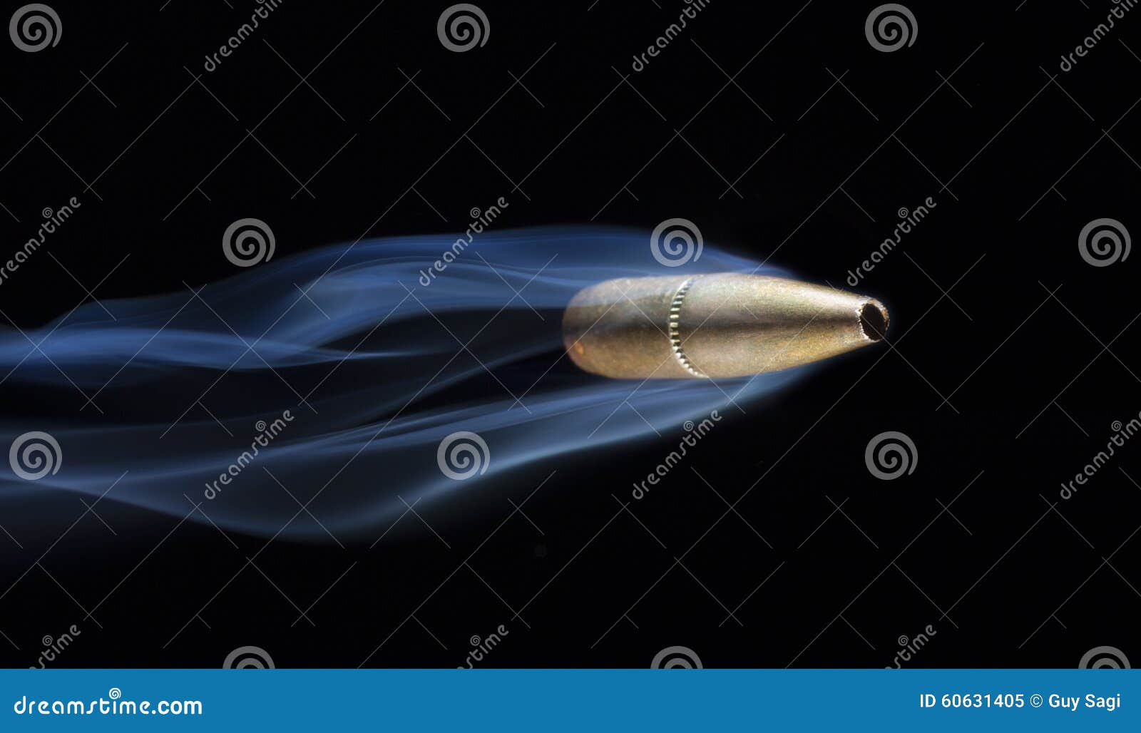 Bullet Flying Through Air