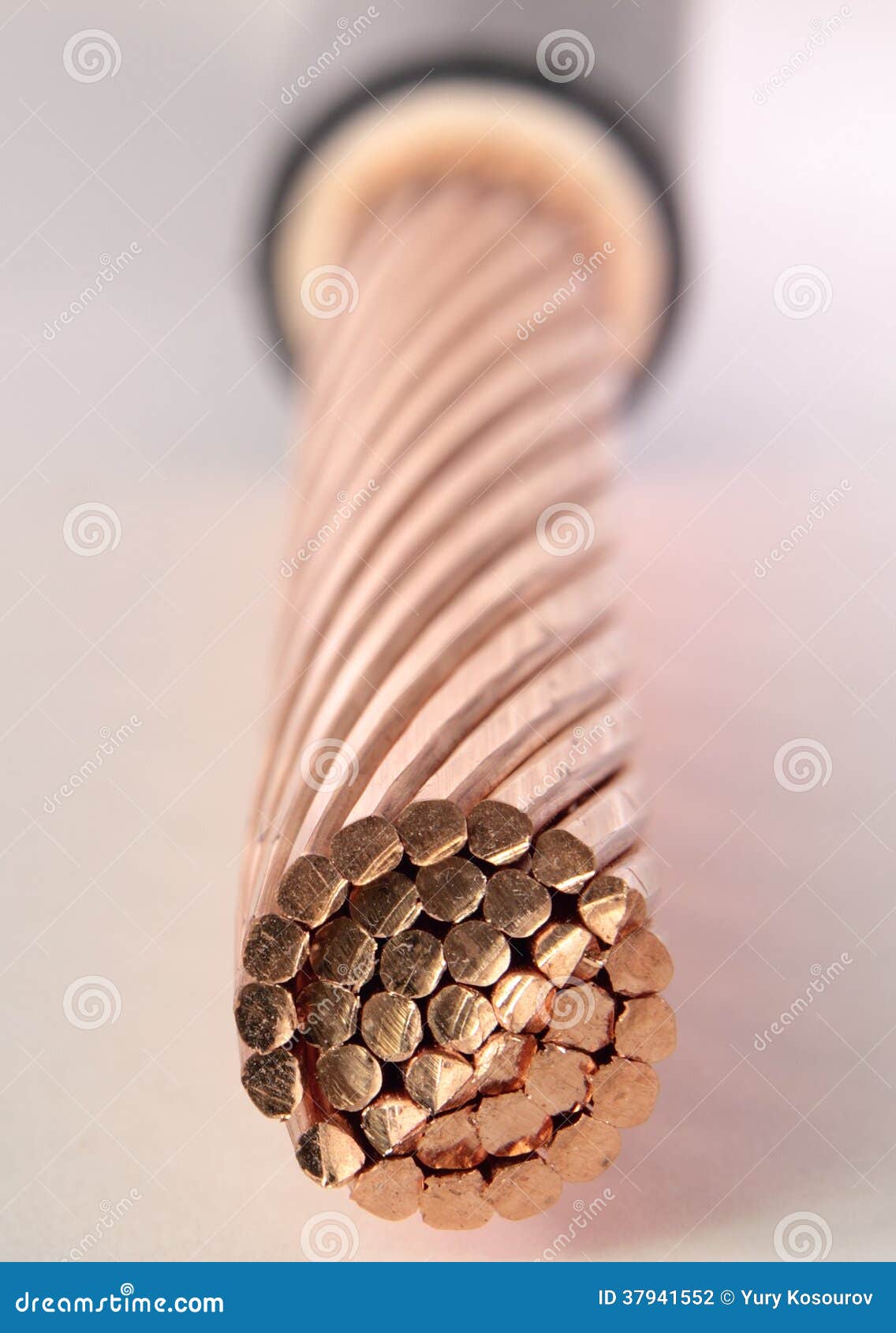 Copper cab stock photo. Image of energy, danger, volts - 37941552