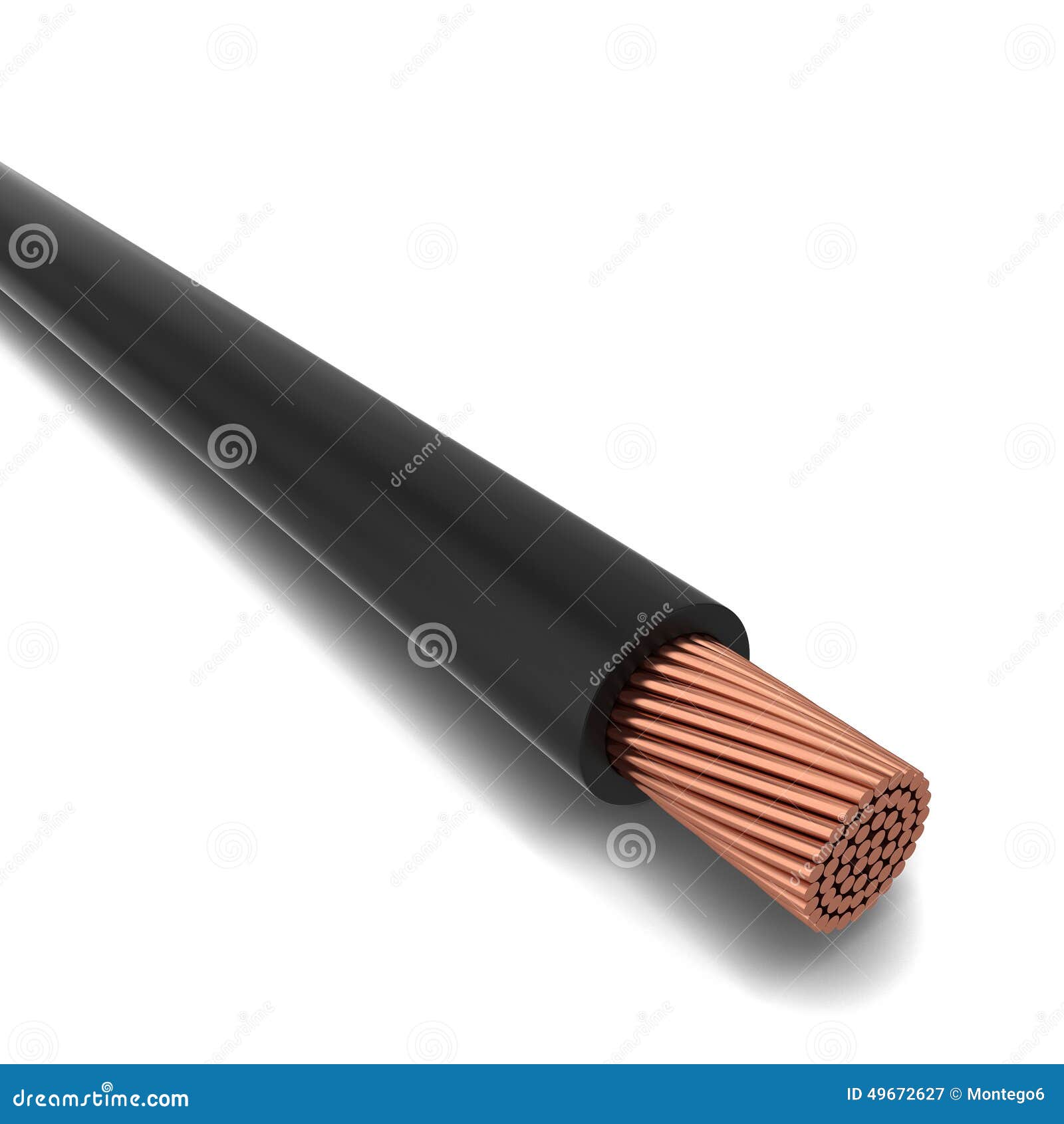 Copper cable stock illustration. Illustration of speed - 49672627