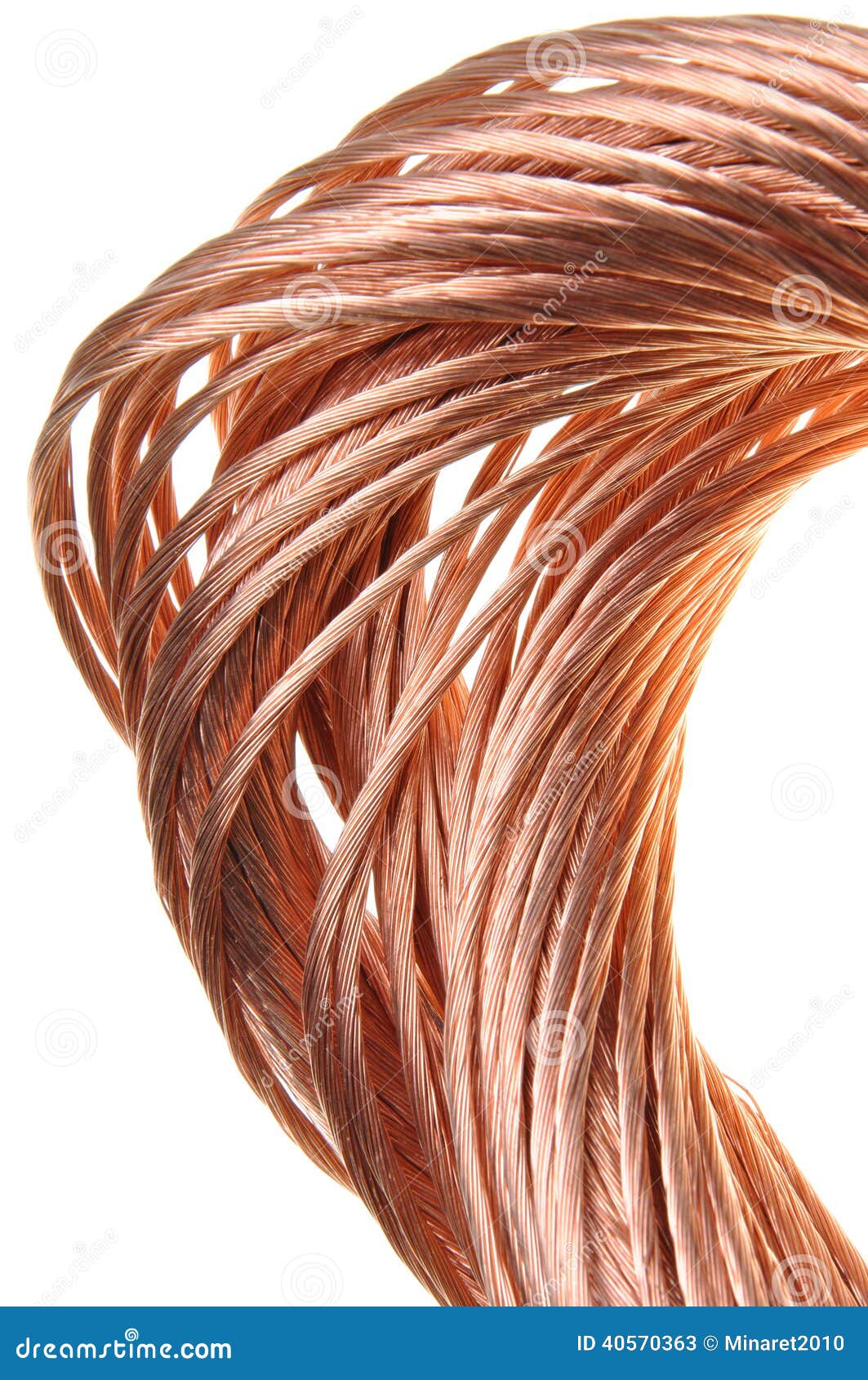 Copper cable stock image. Image of cable, industry, copper - 40570363