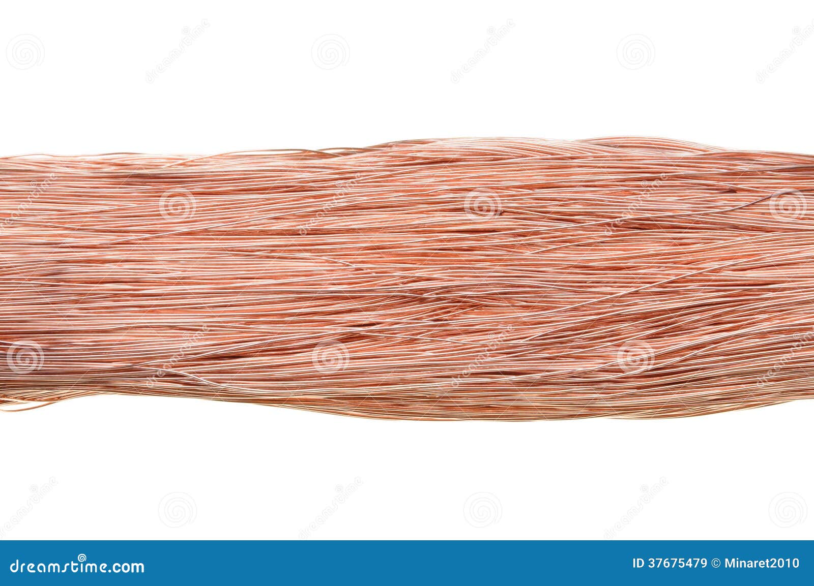 Copper cable line stock image. Image of electron, electricity - 37675479